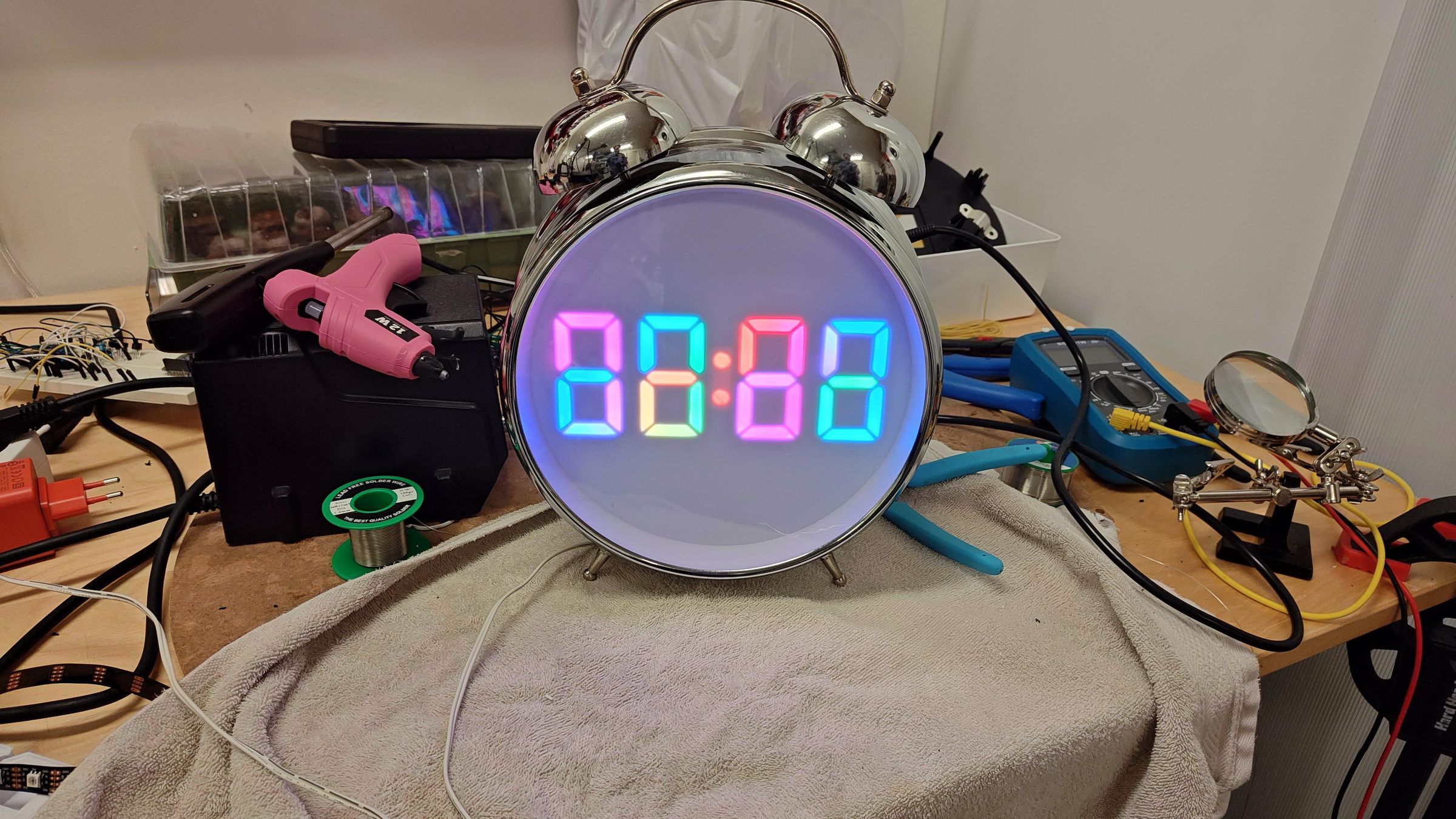 Replacing Analog Dial With Digital in Alarm Clock : 11 Steps (with ...