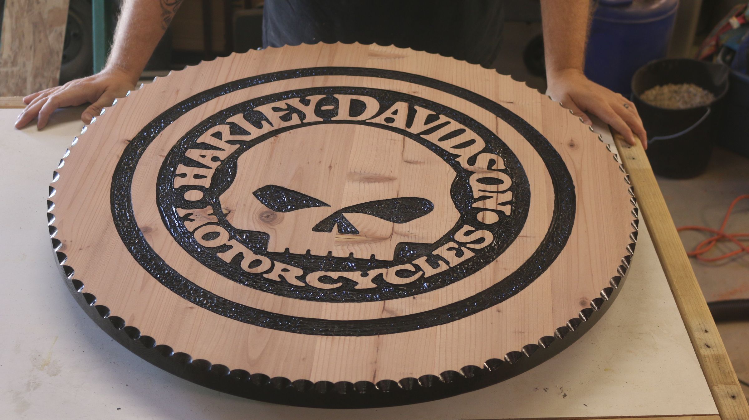 Wooden Harley Davidson Sign : 4 Steps (with Pictures) - Instructables