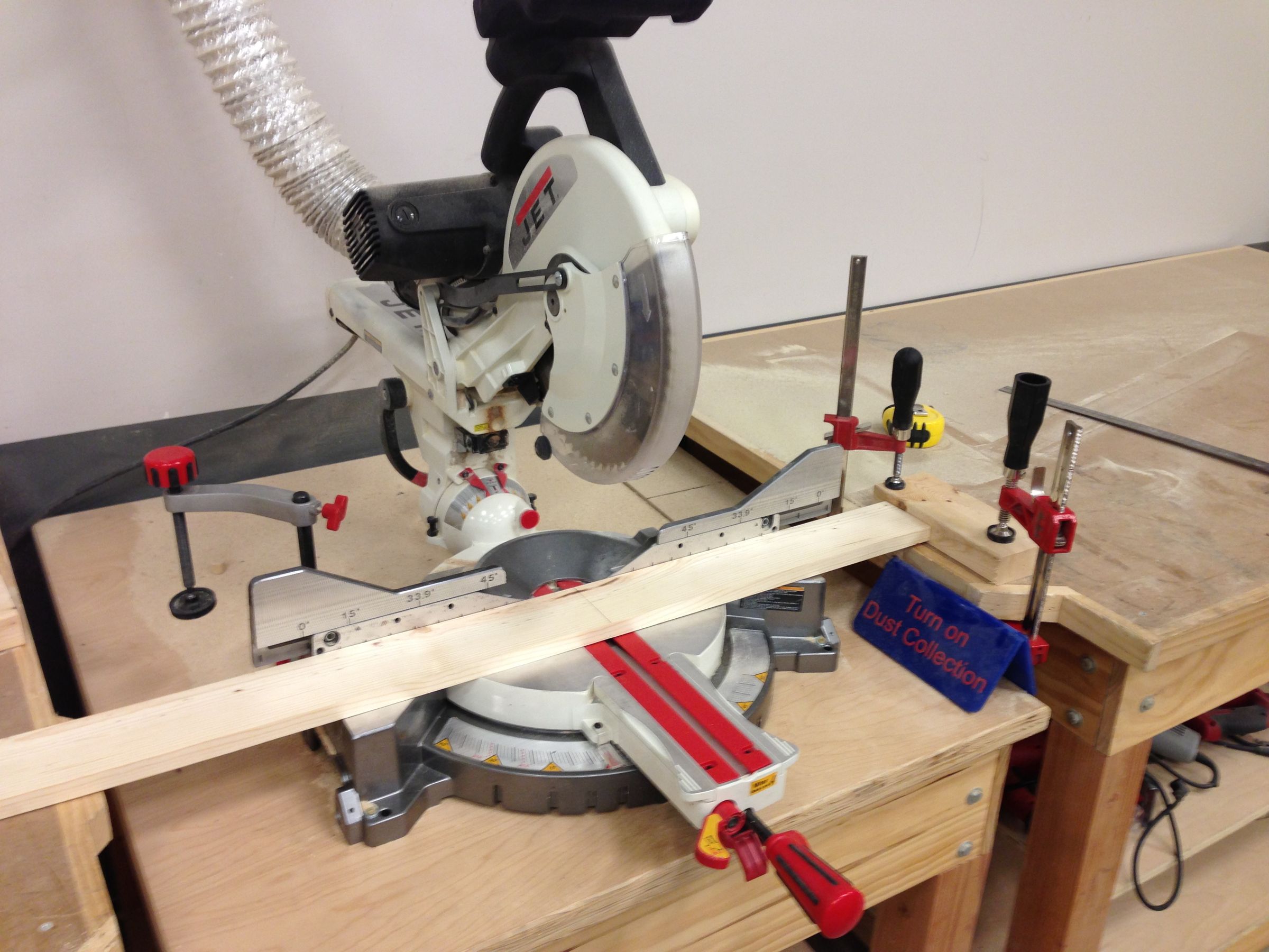 Build a Miter Saw Table - I Made It at TechShop : 4 Steps (with ...