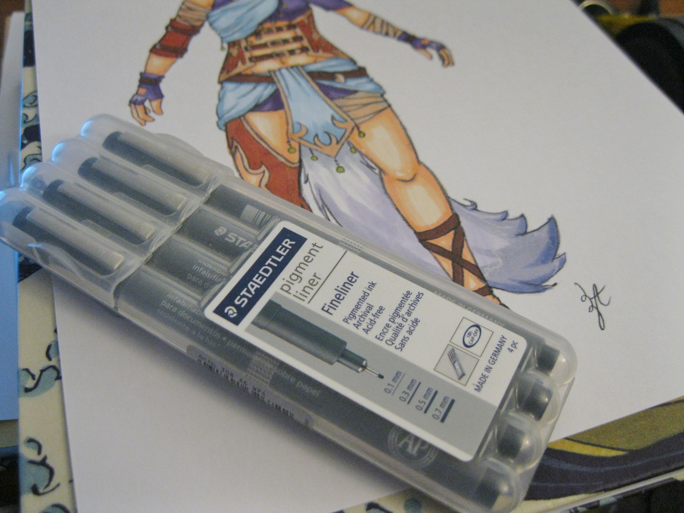 Copic / Marker Coloring and Lining Tutorial : 8 Steps (with Pictures ...
