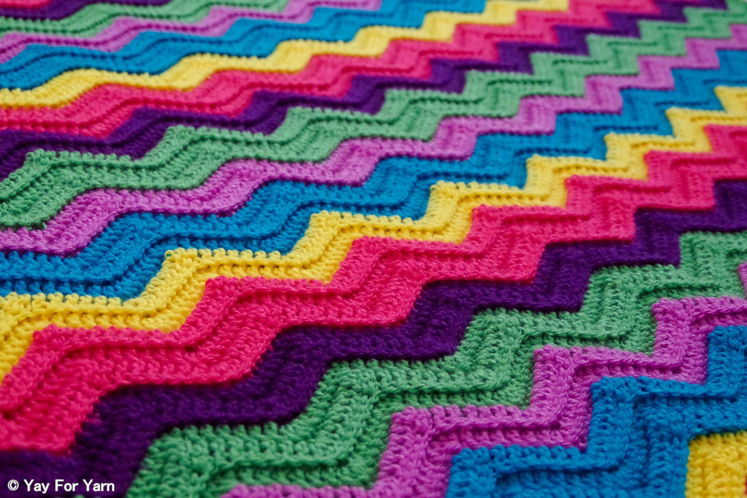 Rainbow Ridge Afghan : 9 Steps - Instructables