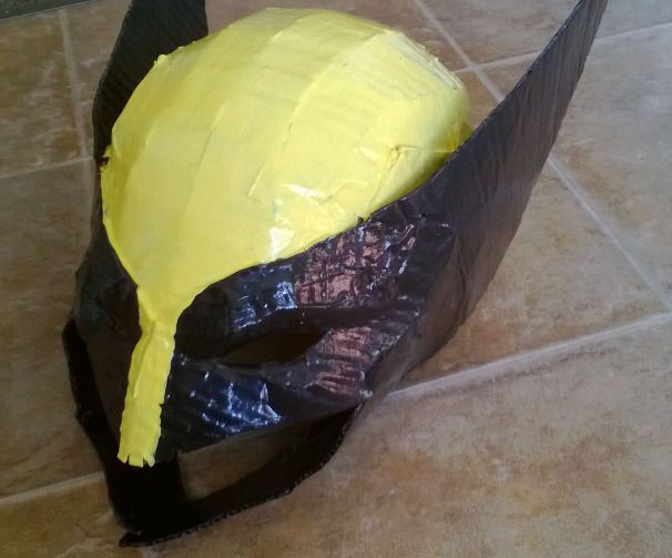 Last Minute Cardboard Wolverine Pepakura Mask : 4 Steps - Instructables