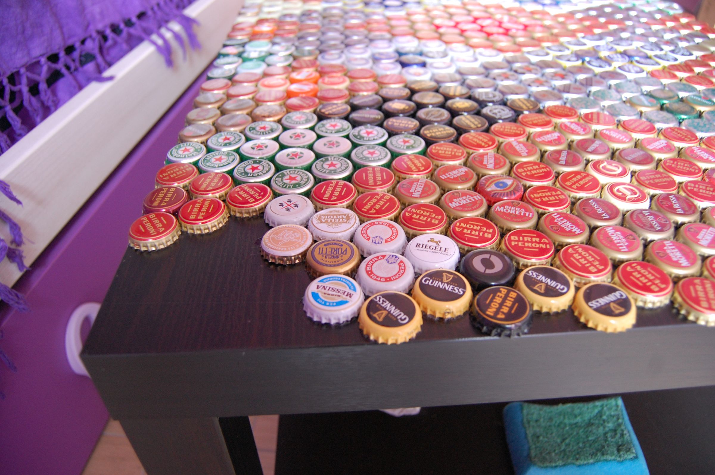 Beer Caps Table Top : 10 Steps (with Pictures) - Instructables