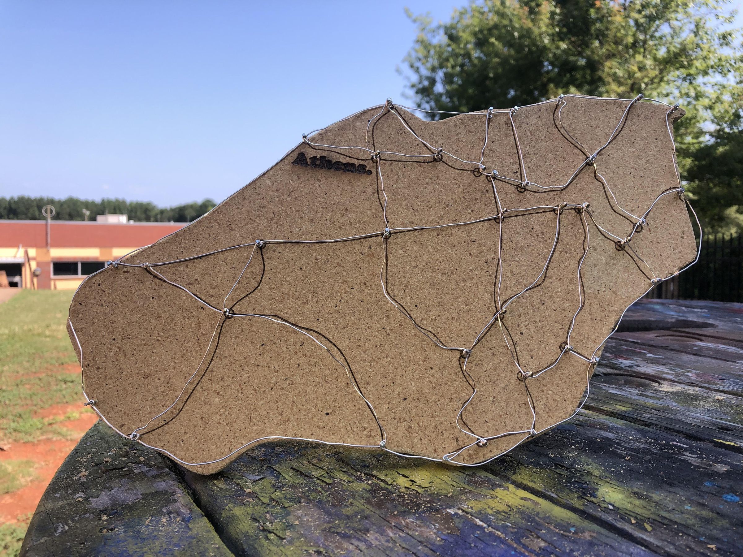 Athens Georgia Wire Map : 8 Steps (with Pictures) - Instructables