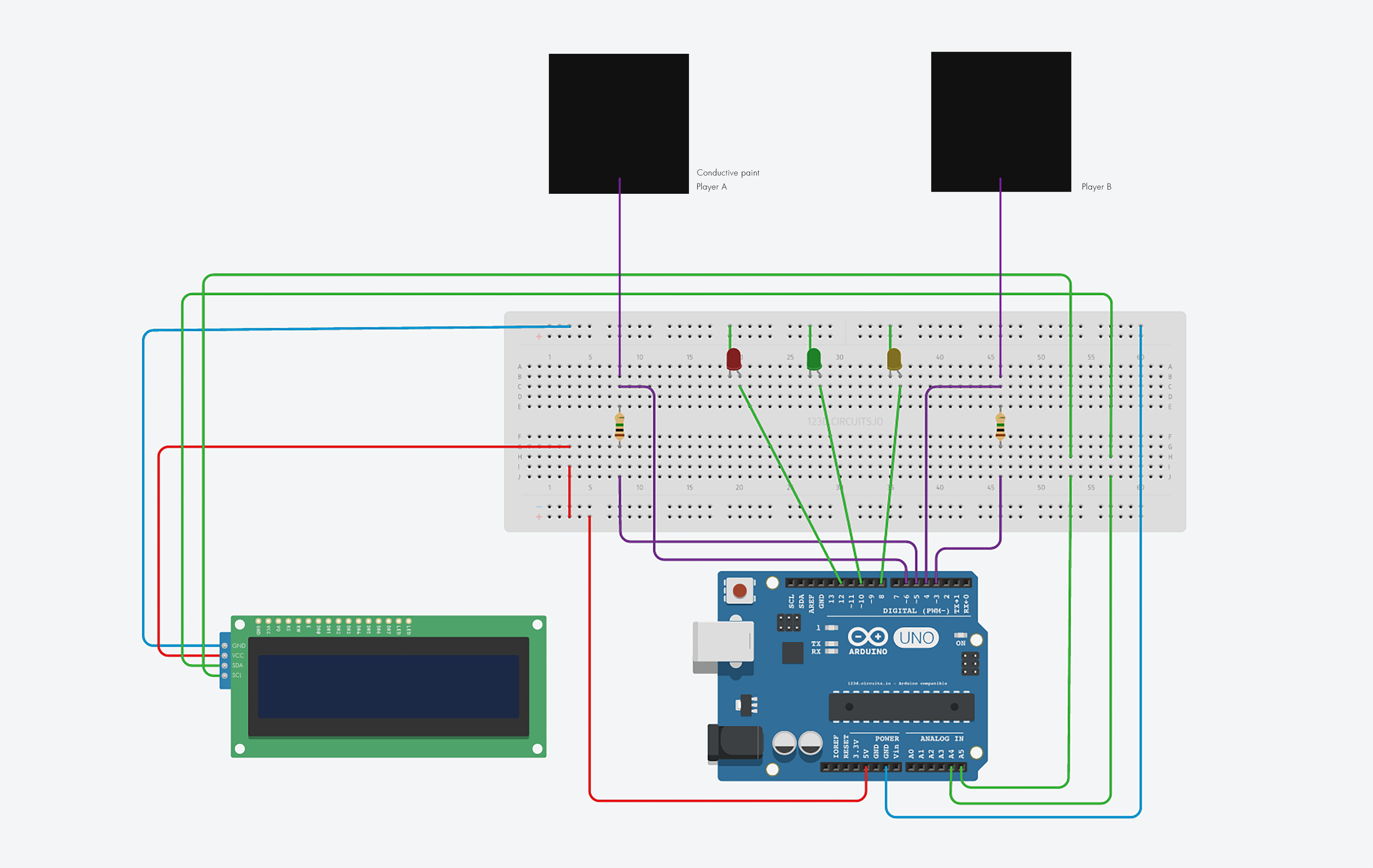 Interactive Mat With Conductive Paint TfCD : 6 Steps (with Pictures ...