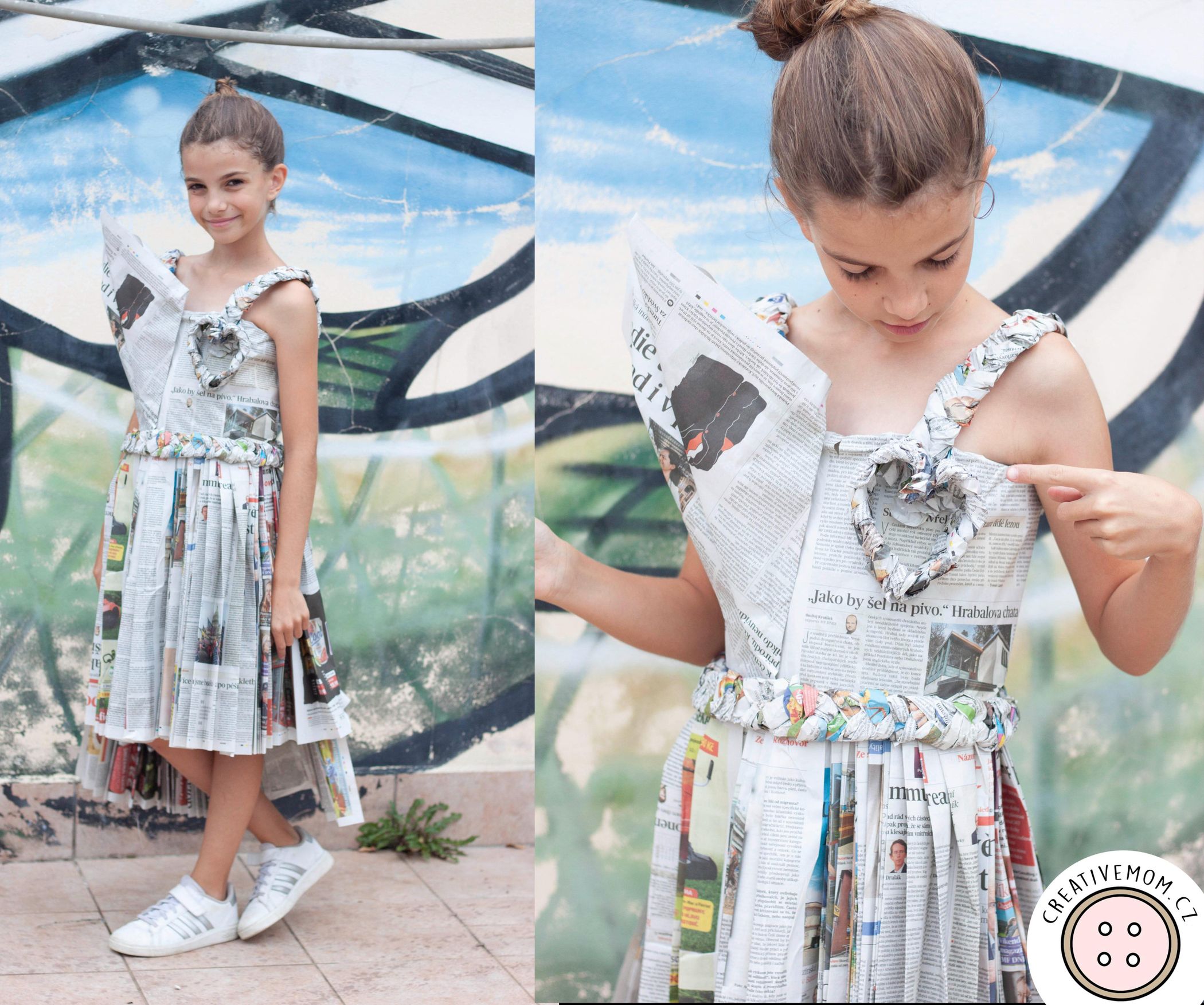 Newspaper Dress : 5 Steps (with Pictures) - Instructables