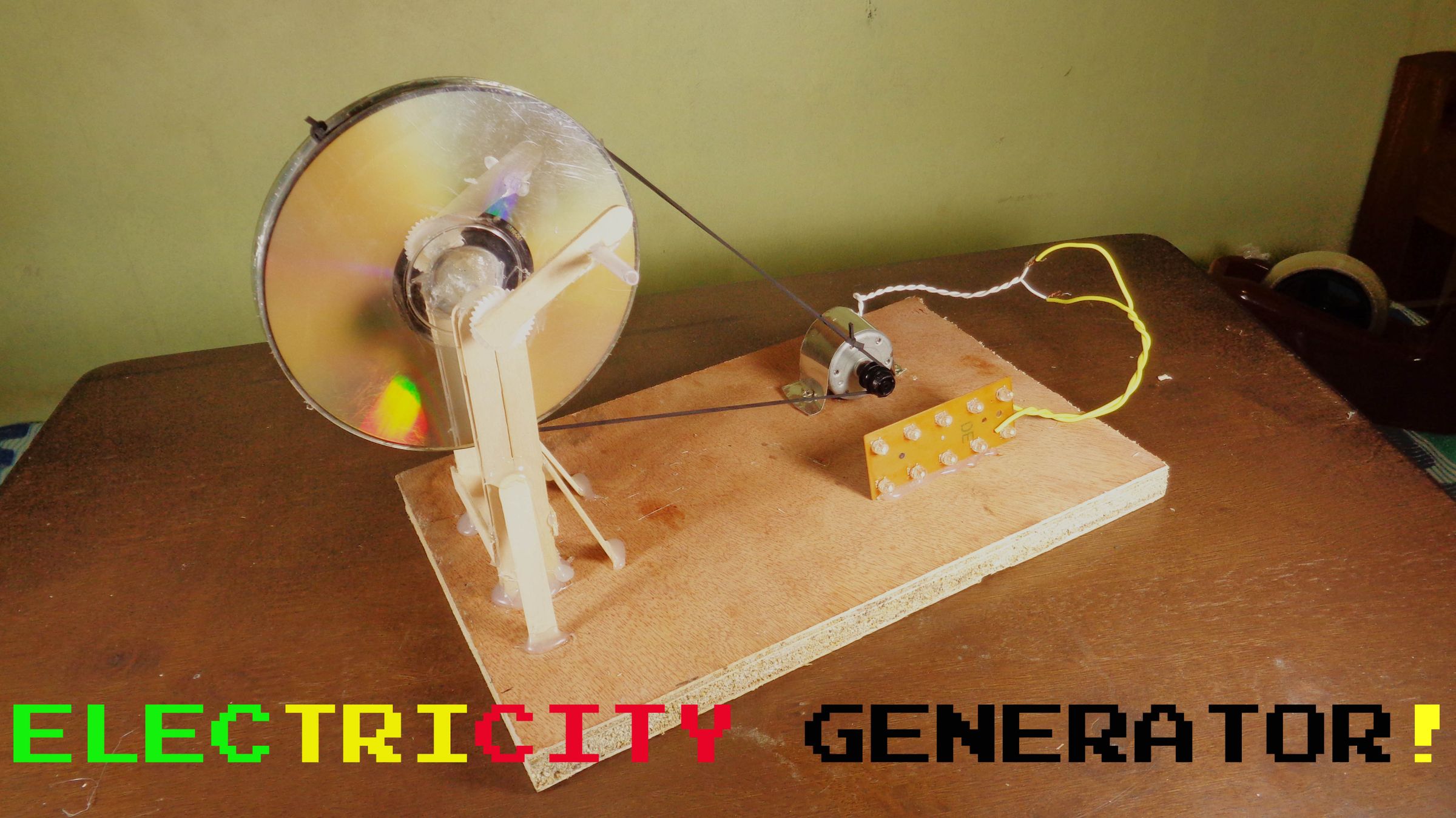How to Make : Simple Electric Generator - Instructables