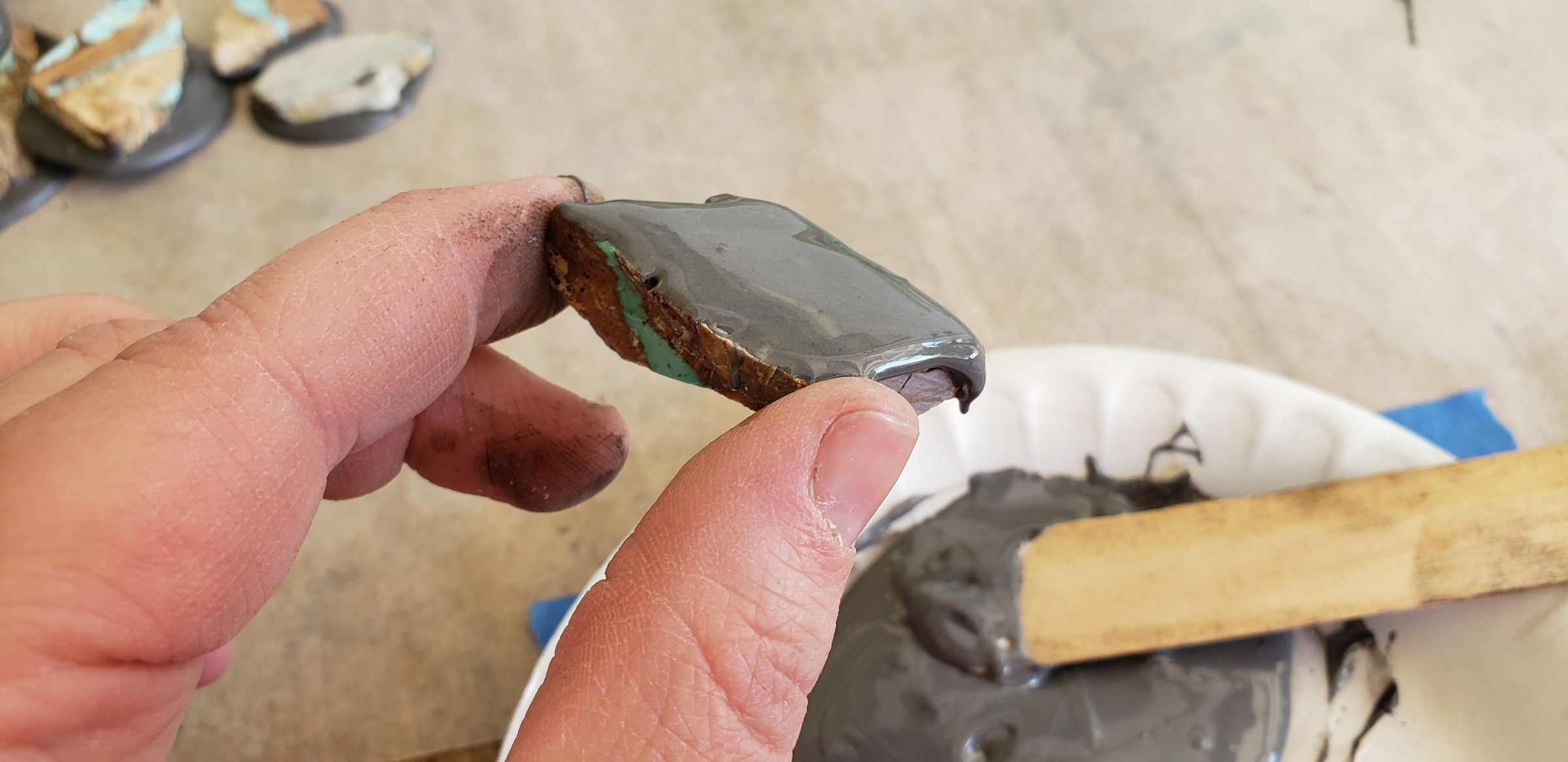 How to Back Turquoise for Jewelry : 6 Steps (with Pictures) - Instructables