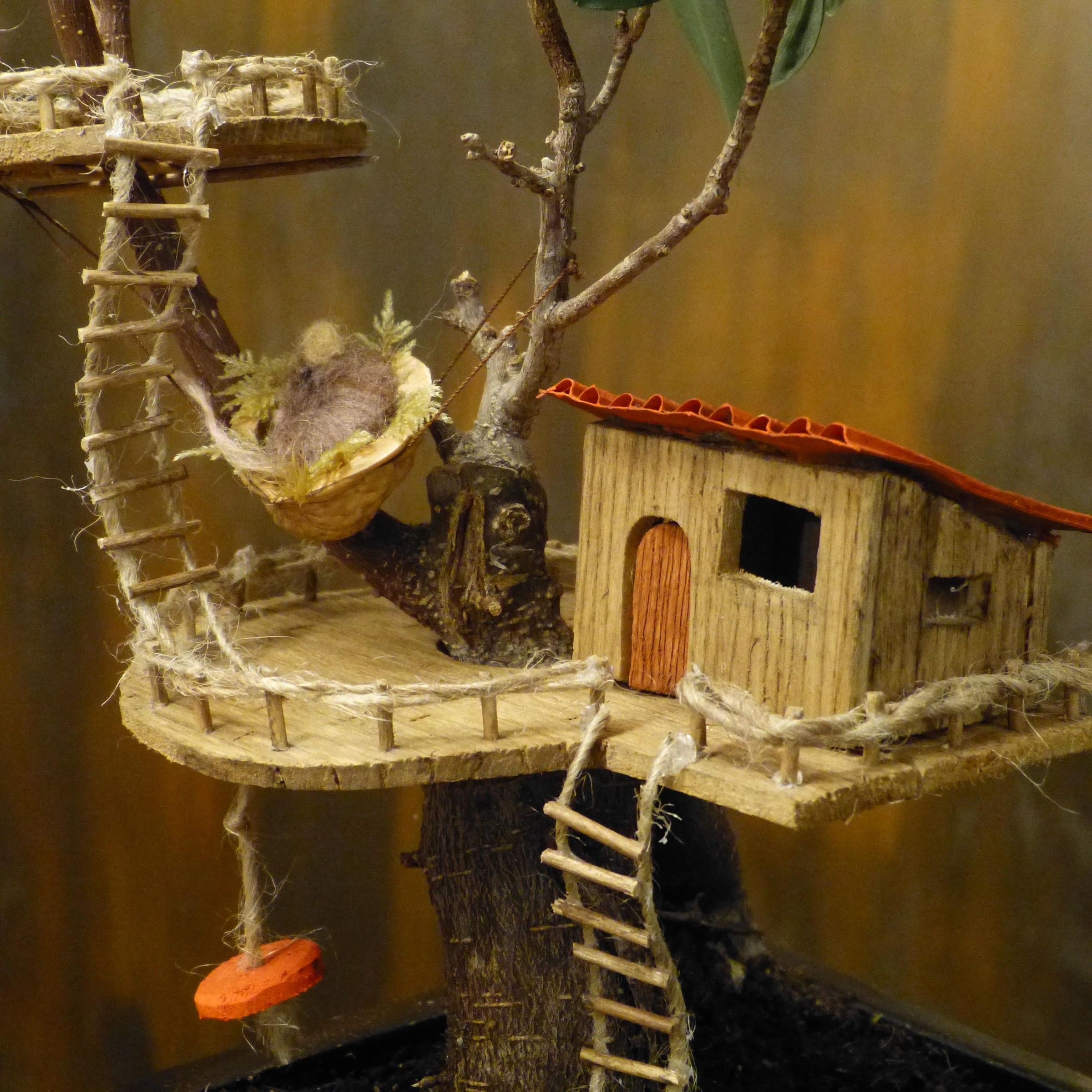 Houseplant Treehouse & Tiny Mouse : 15 Steps (with Pictures ...