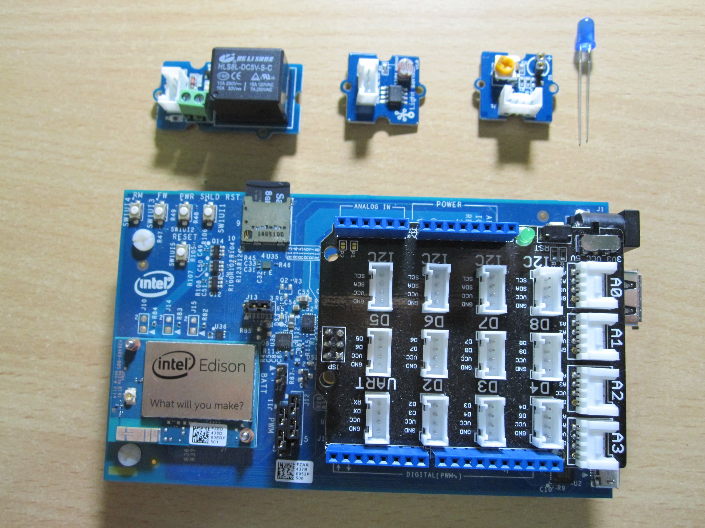 Home Automation: Control Relay Base on Light Sensor (Intel Edison) : 4 Steps - Instructables