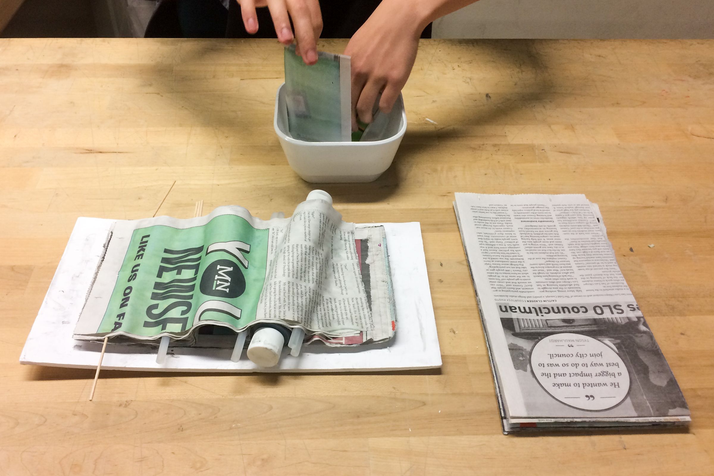 Newspaper Block : 7 Steps (with Pictures) - Instructables