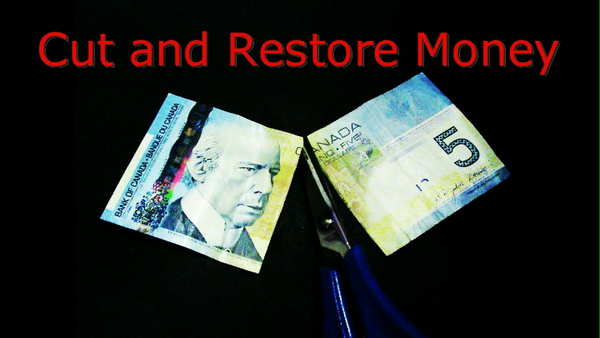 Make a Magic Bill You Can Cut and Restore ! Amazing : 5 Steps ...