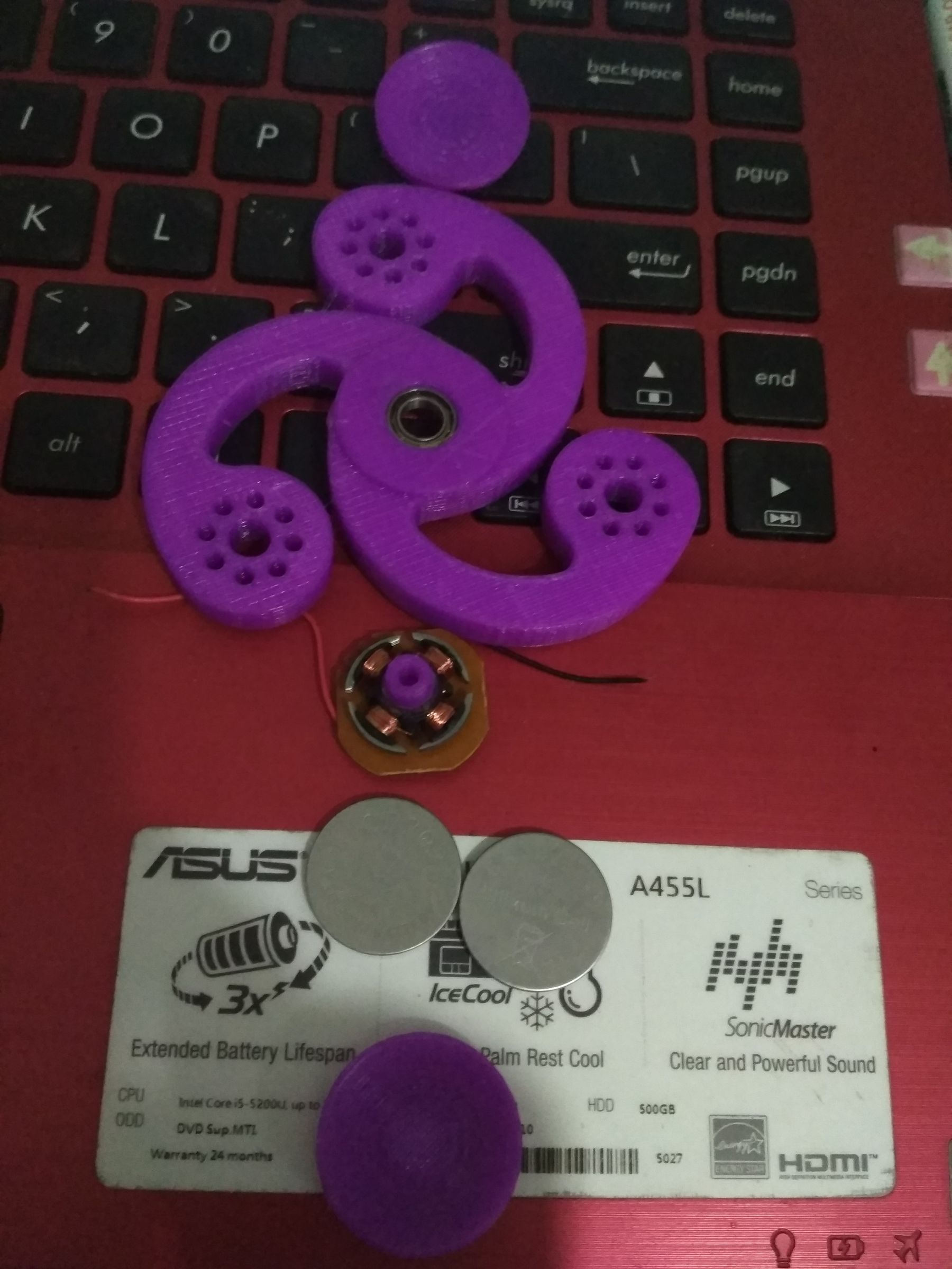 Electric Fidget Spinner "spin With Electric Motor" - Instructables