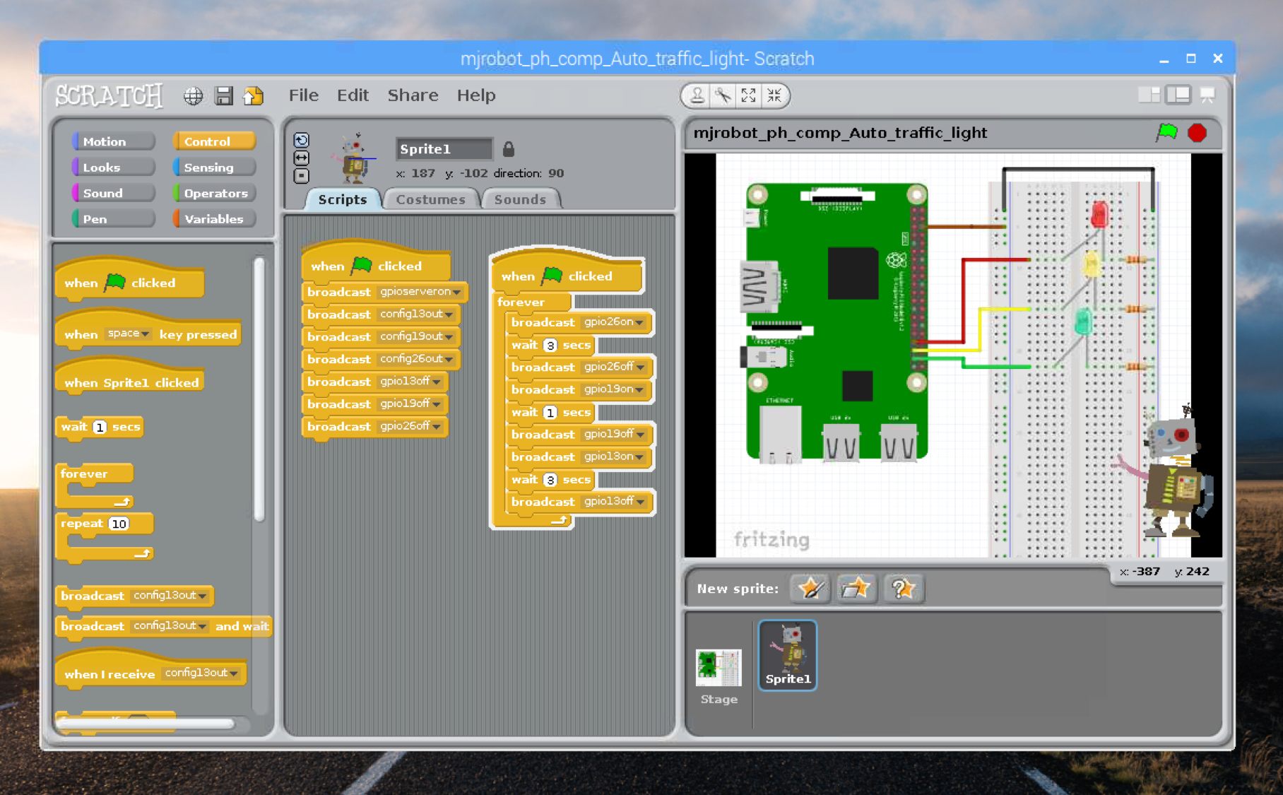 Physical Computing - Scratch for Raspberry Pi : 17 Steps (with Pictures) - Instructables