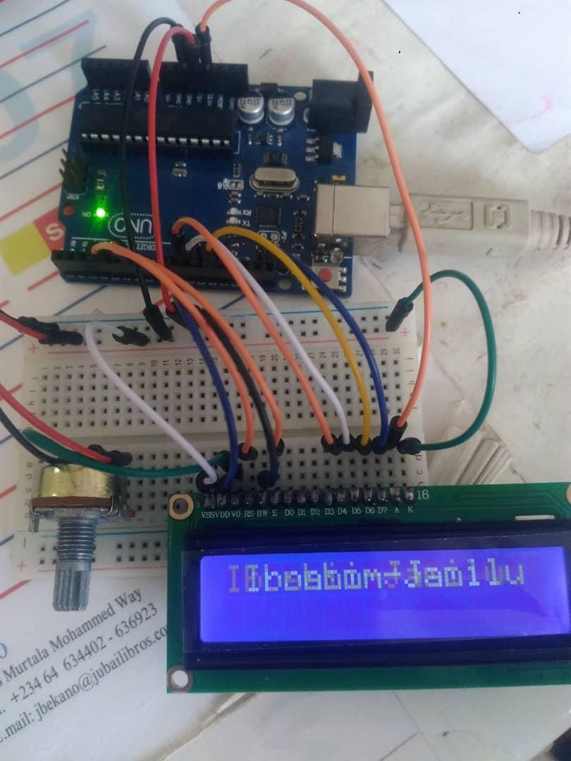 LCD 1602 With Arduino Uno R3 : 6 Steps - Instructables