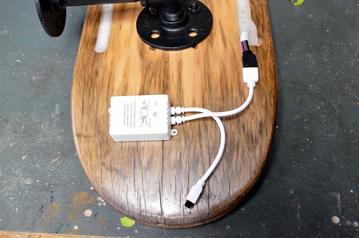 Skateboard Shelf With LED's! : 11 Steps (with Pictures) - Instructables