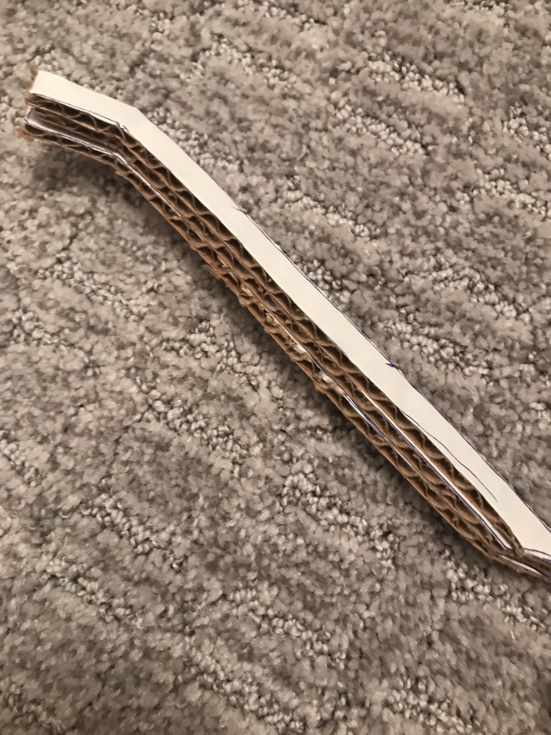 Easy Cardboard Darksaber From the Mandalorian : 8 Steps - Instructables