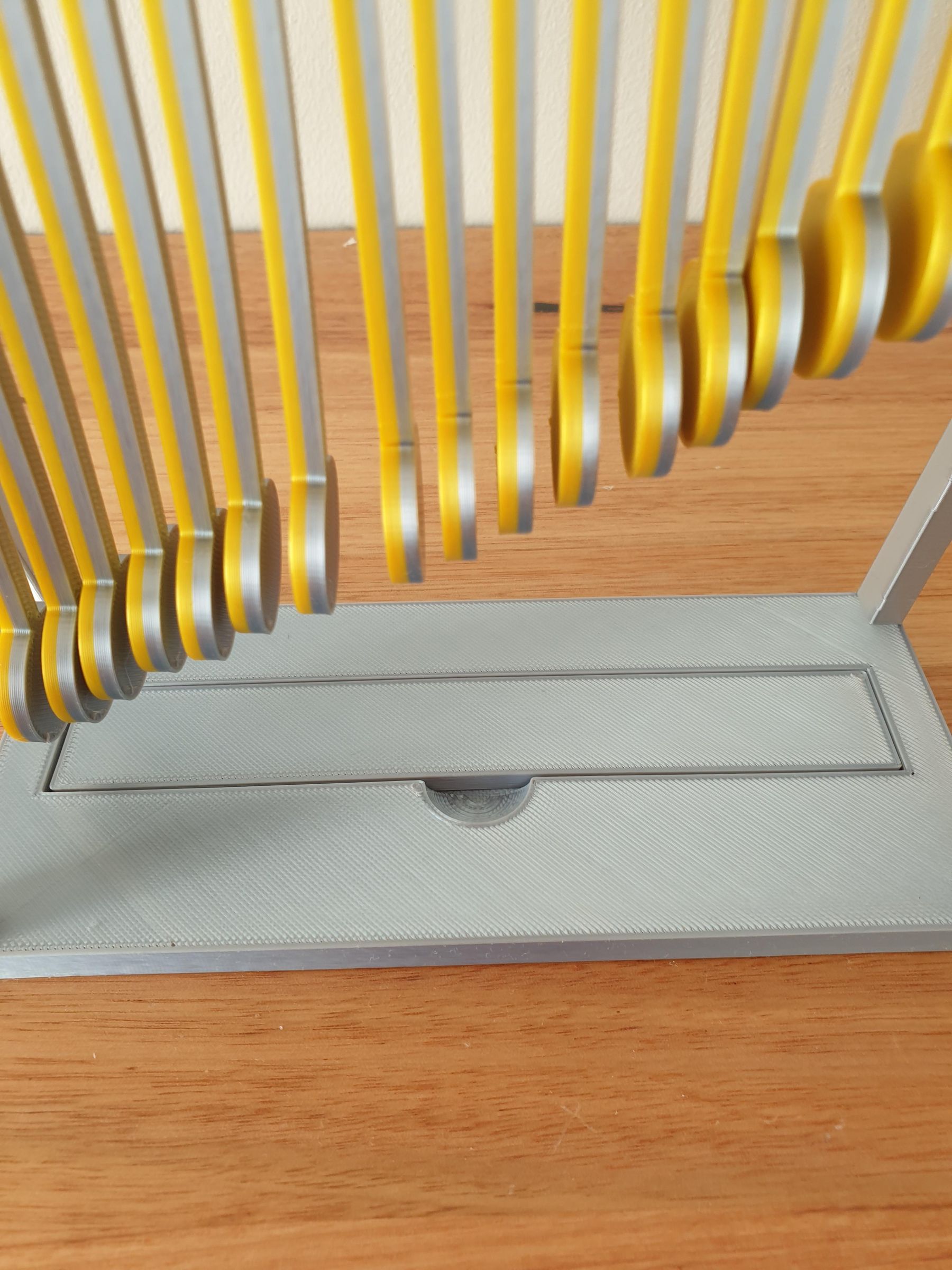 3D Printed Pendulum Wave (Tinkercad) : 8 Steps (with Pictures ...