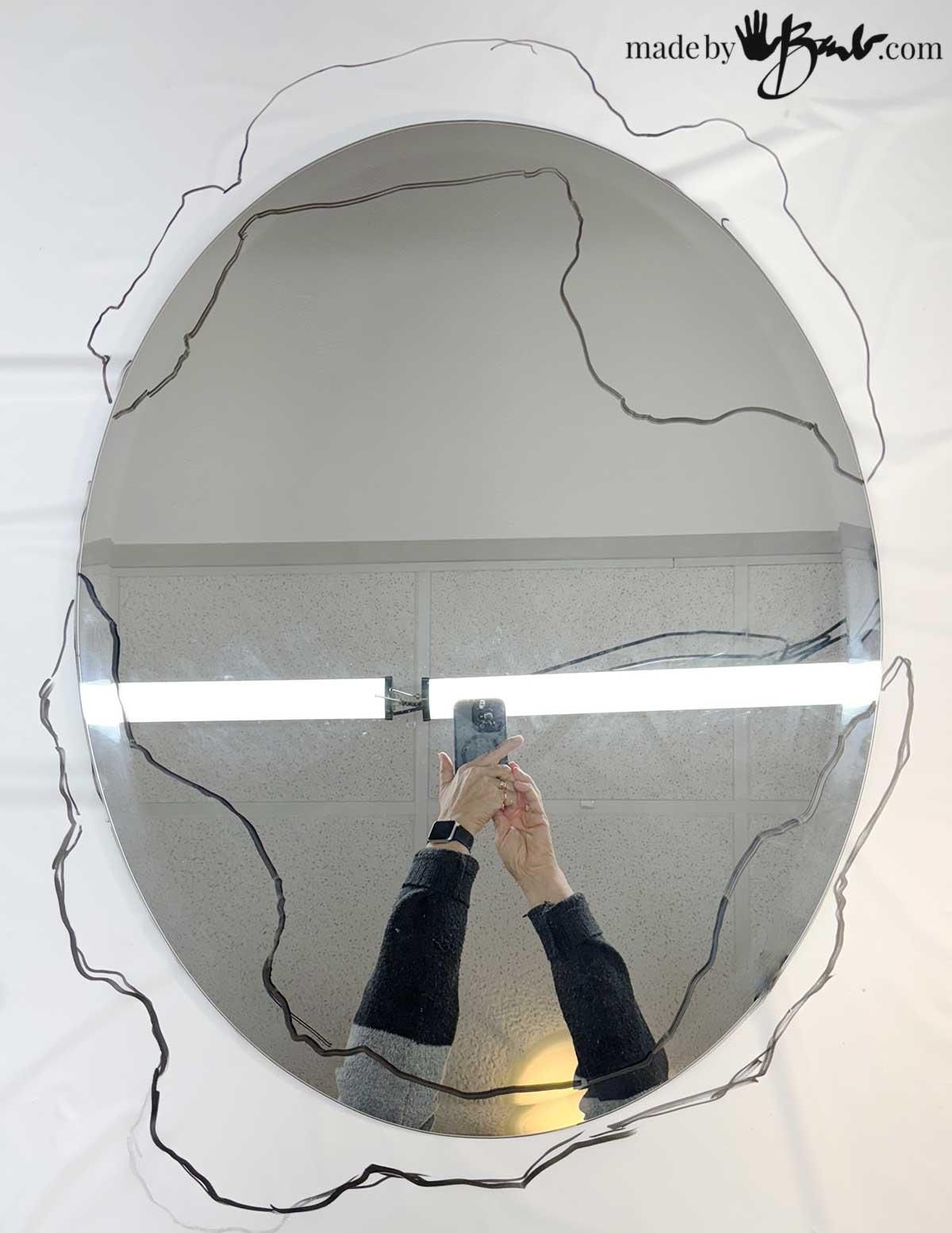 Make a Faux Rock Mirror With Paper! Light & Strong! : 8 Steps (with ...