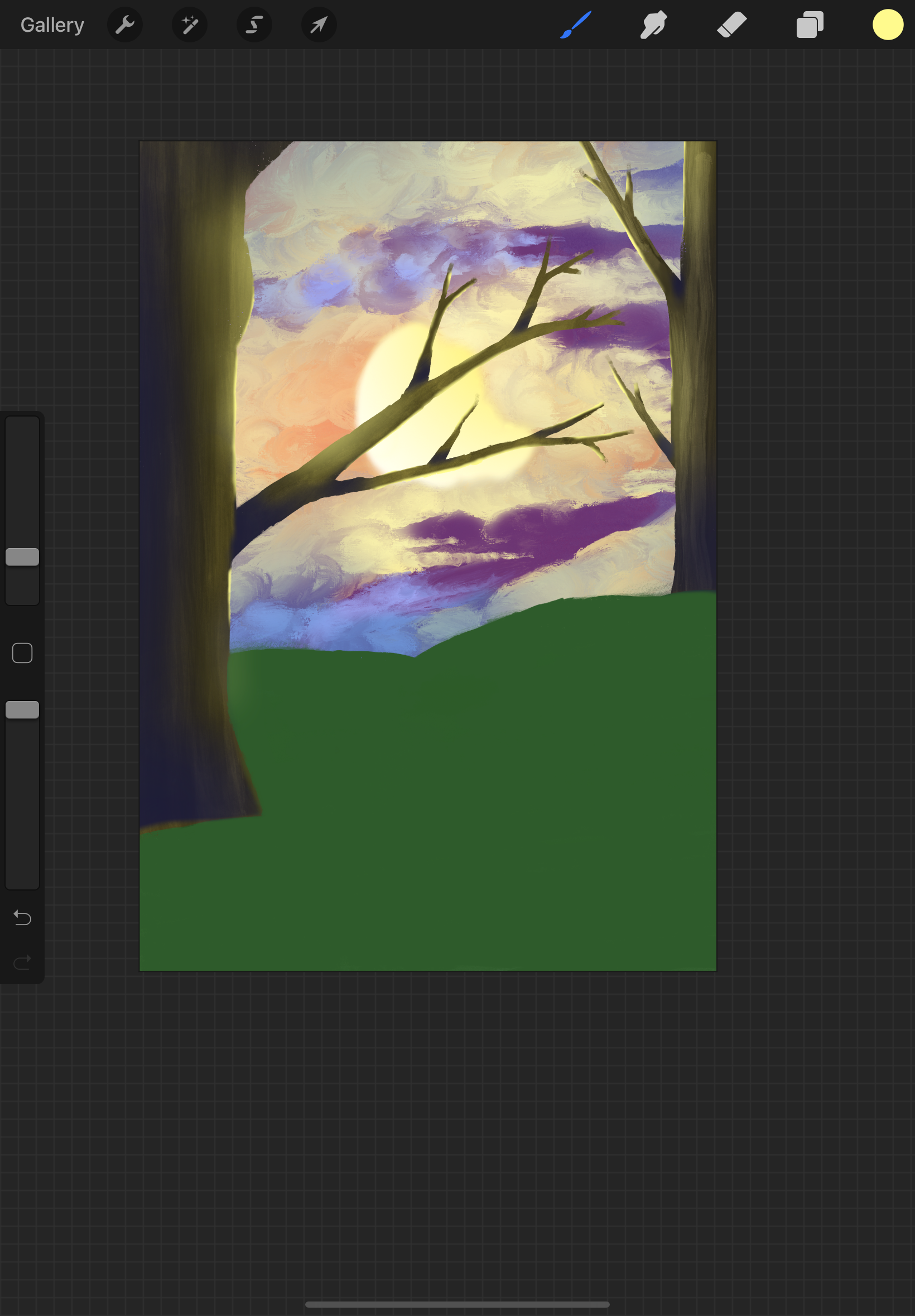 Creating a Stylized Landscape Using Procreate : 14 Steps (with Pictures ...