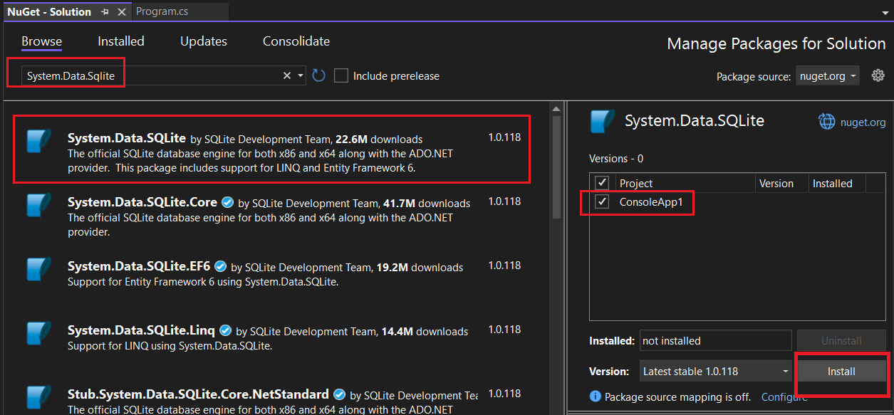 Reading and Writing Data Into SQLite Database Using C# (CSharp) : 4 ...