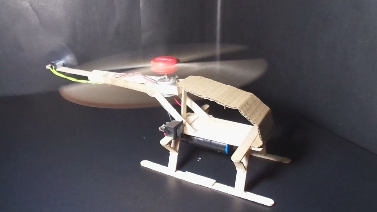 Make a Popsicle Stick Helicopter : 4 Steps - Instructables