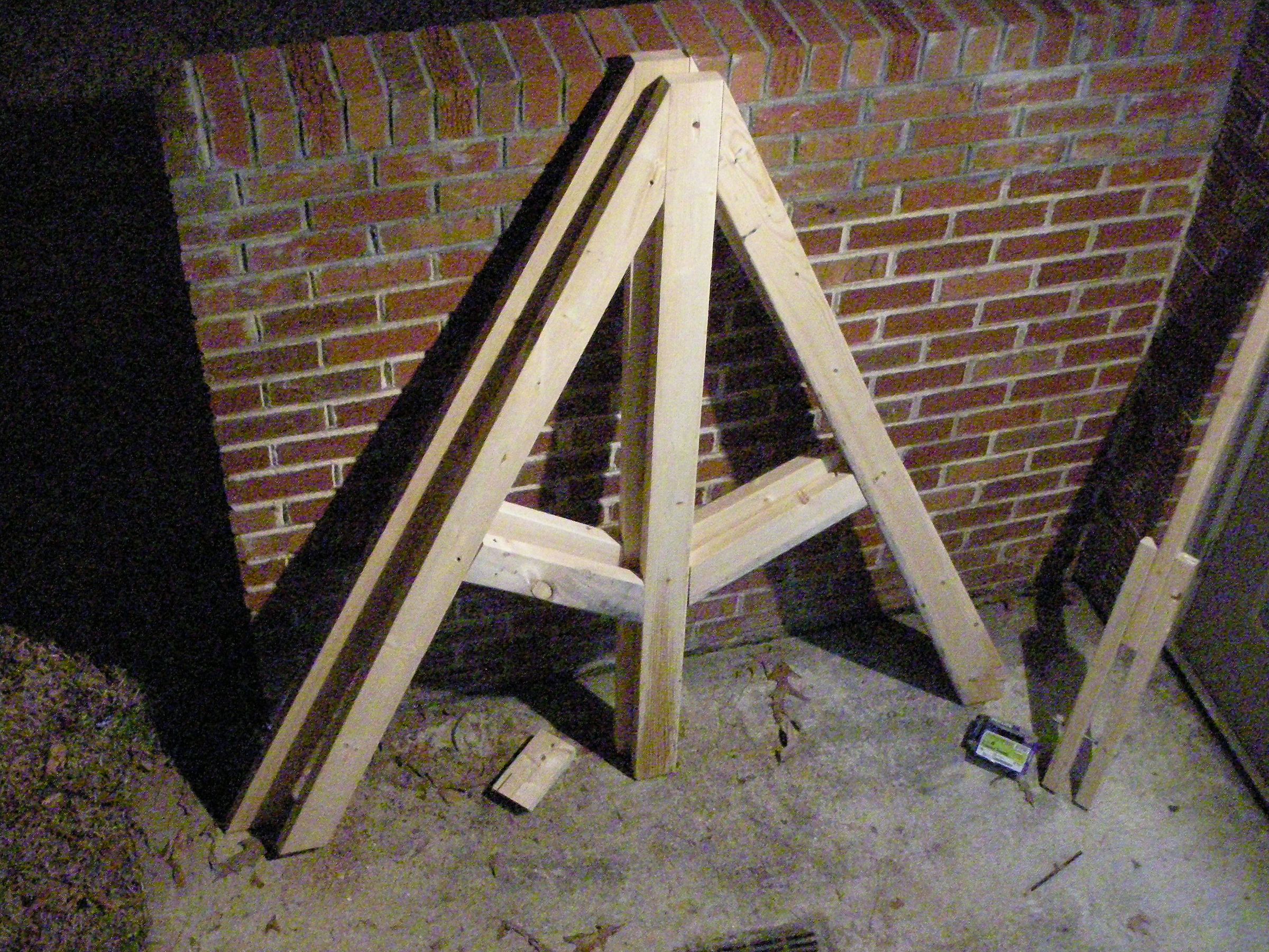 Making the Frame and Arm for a Trebuchet (Partial Project) : 6 Steps ...