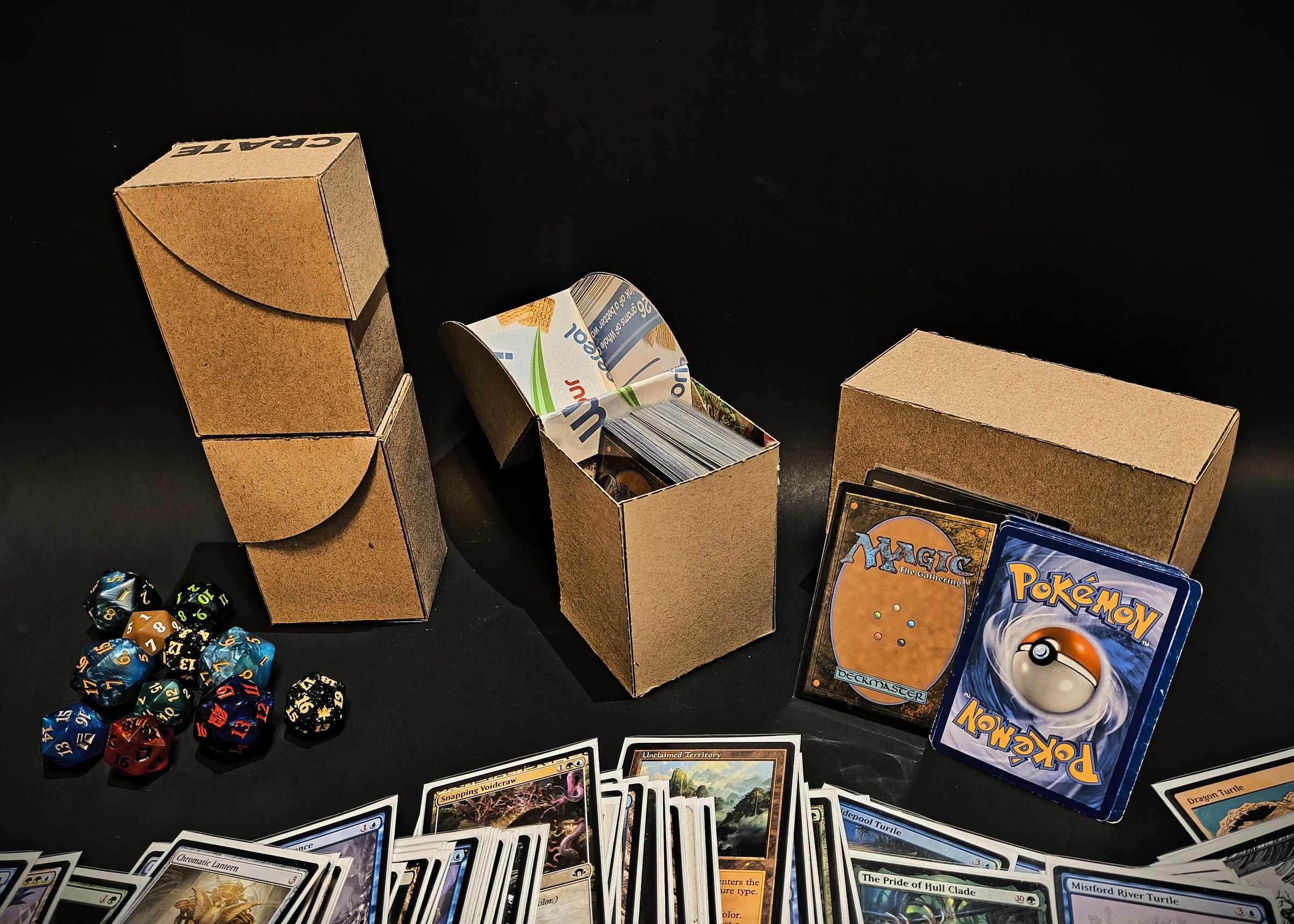 Deck Box From Cereal Box Cardboard for Trading Game Cards Including MTG ...