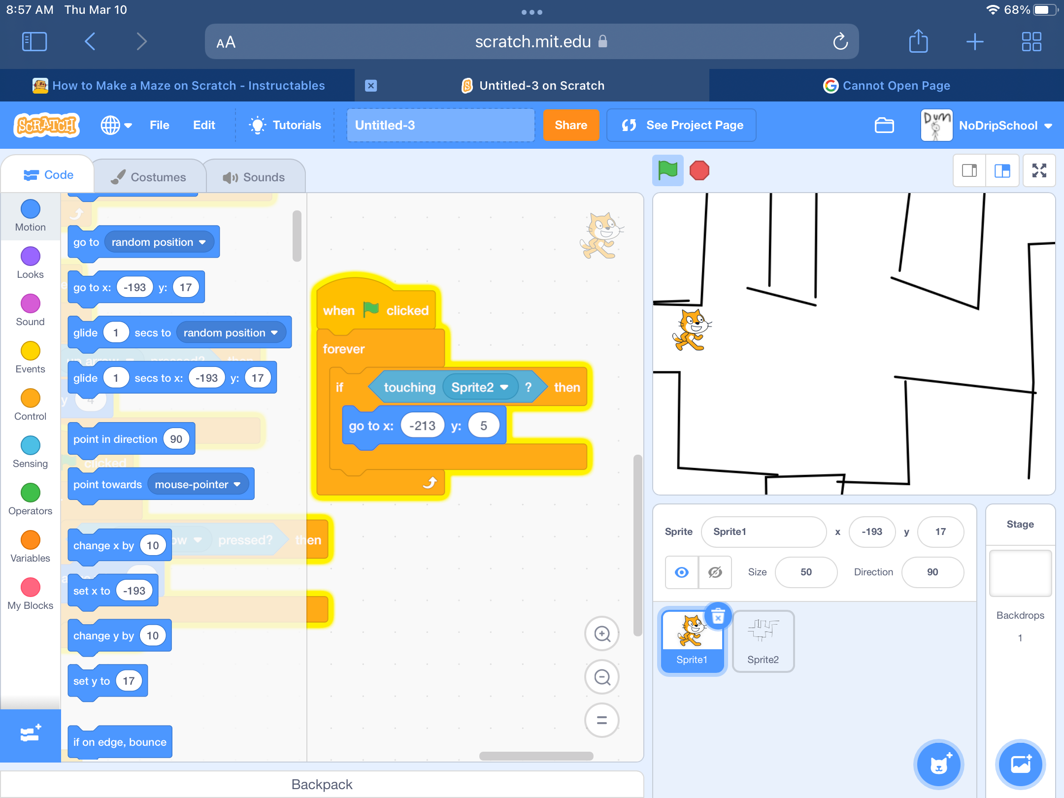 How to Make a Maze on Scratch : 7 Steps - Instructables