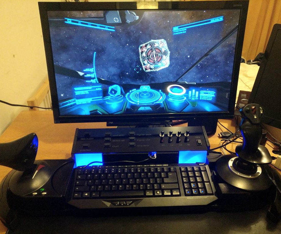 Ittt Hku Extended Keyboard For Elite Dangerous 11 Steps With Pictures Instructables