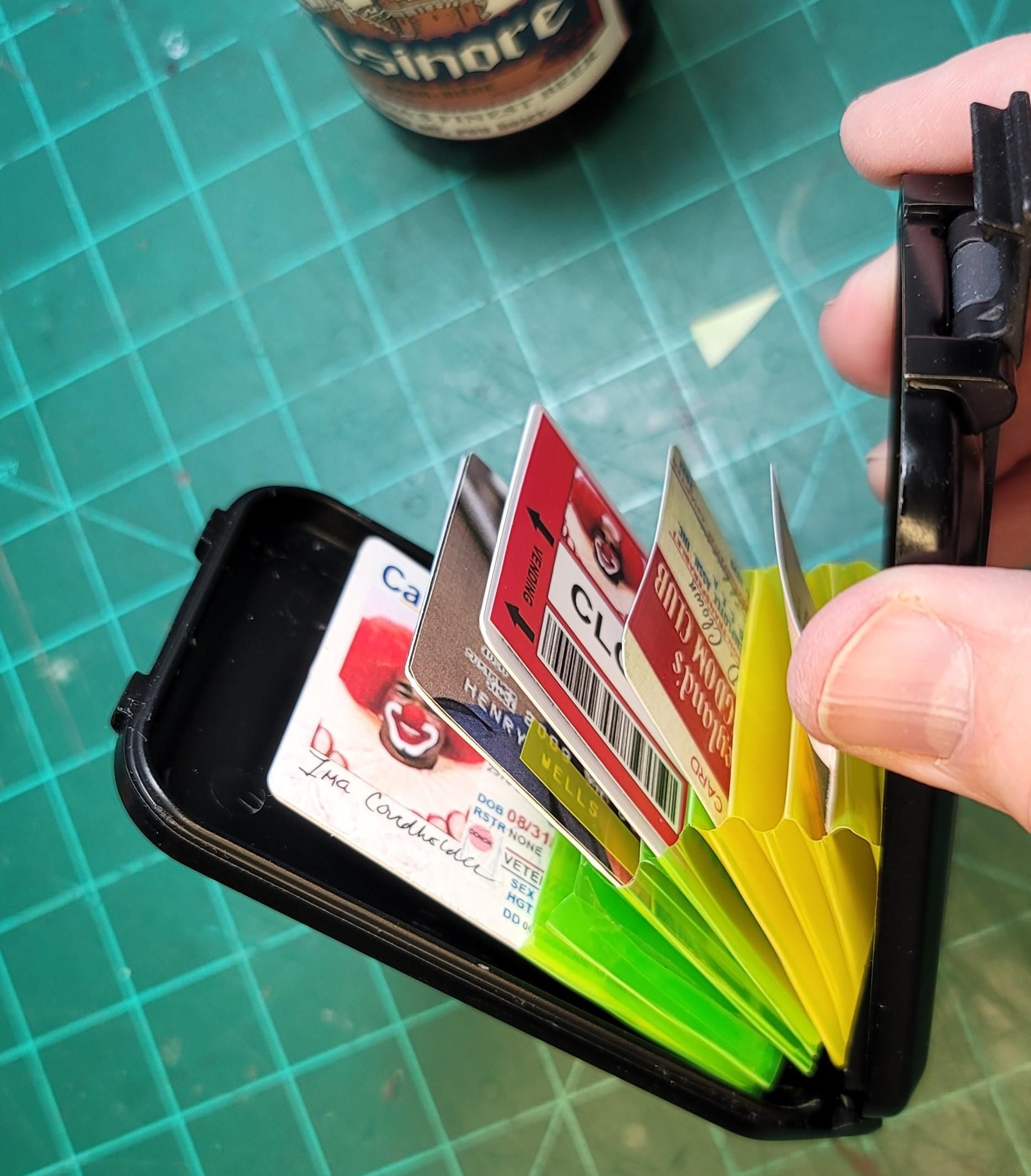 Improved Pelican G5 Wallet Card Index Mod : 4 Steps - Instructables