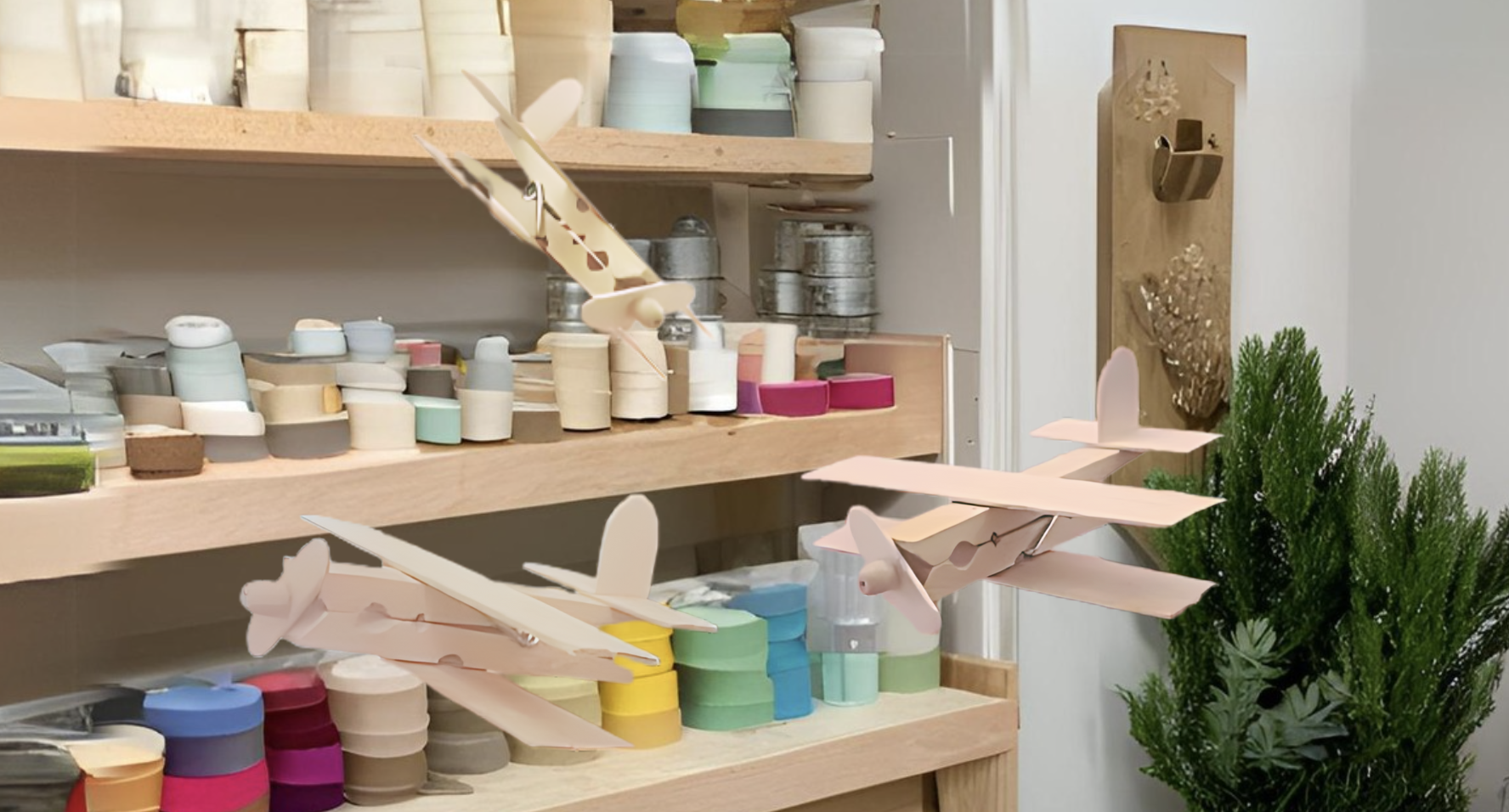 Easy Popsicle Stick Biplane : 5 Steps - Instructables