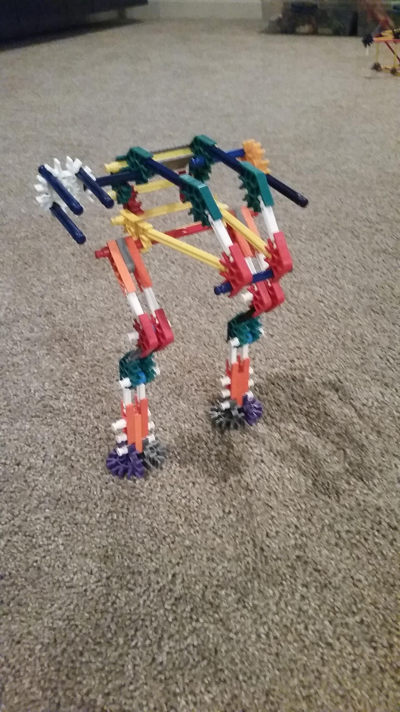 Simple K'nex War Robots Destrier - Instructables