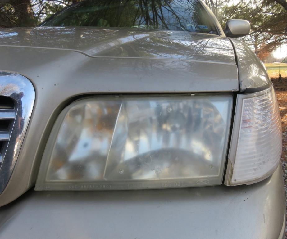 Restore Hazy, Fogged, Yellowed, Headlights in 5 Minutes : 3 Steps ...