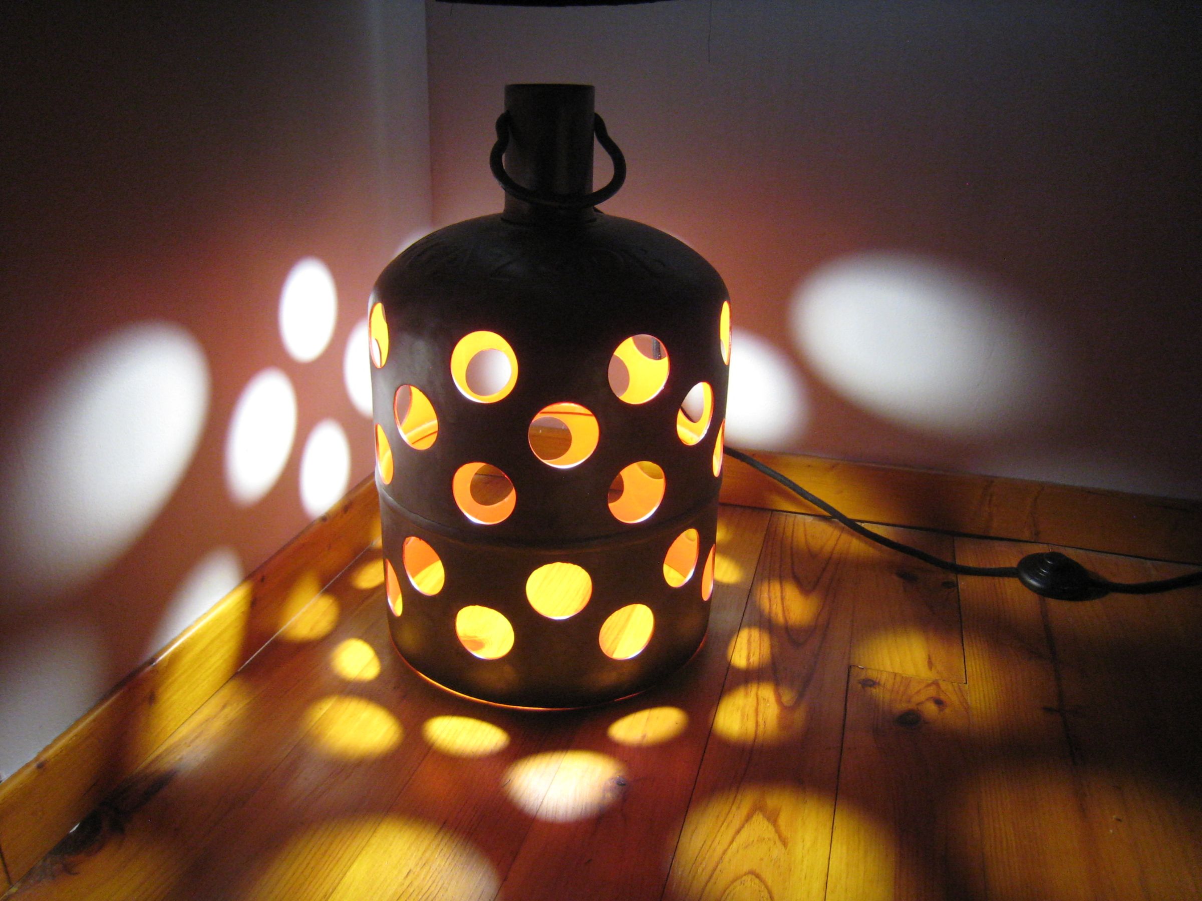 Gas Bottle Lamp : 7 Steps (with Pictures) - Instructables