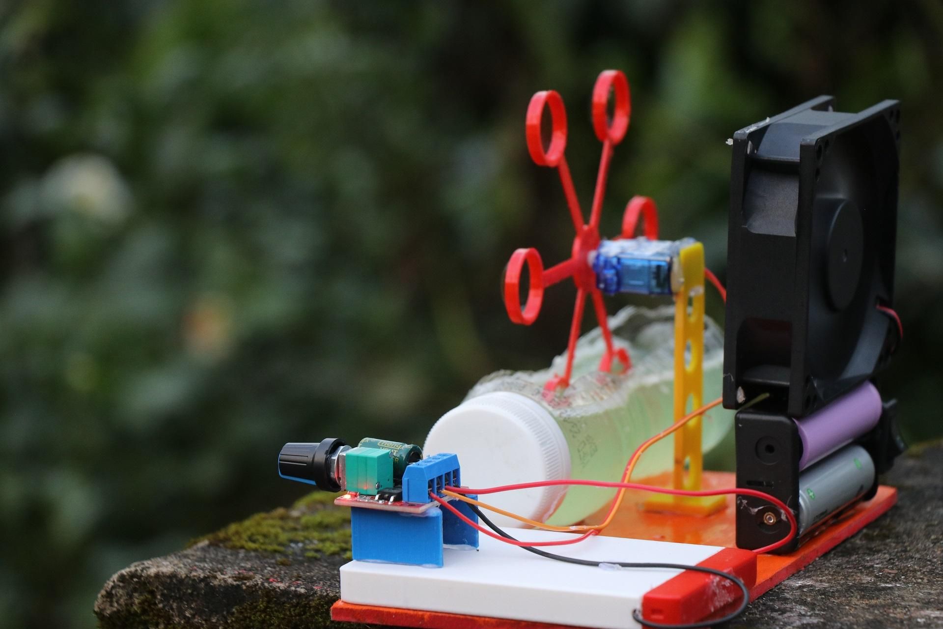 How to Make Bubble Blower Machine With Bubble Speed Control Feature : 7 Steps (with Pictures ...