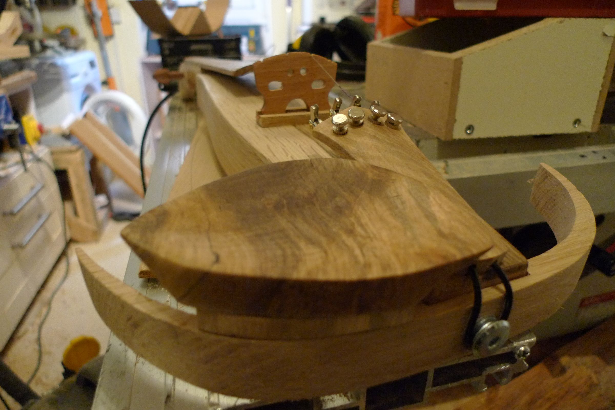 Hollow Body Electric Violin With Bow : 13 Steps (with Pictures ...