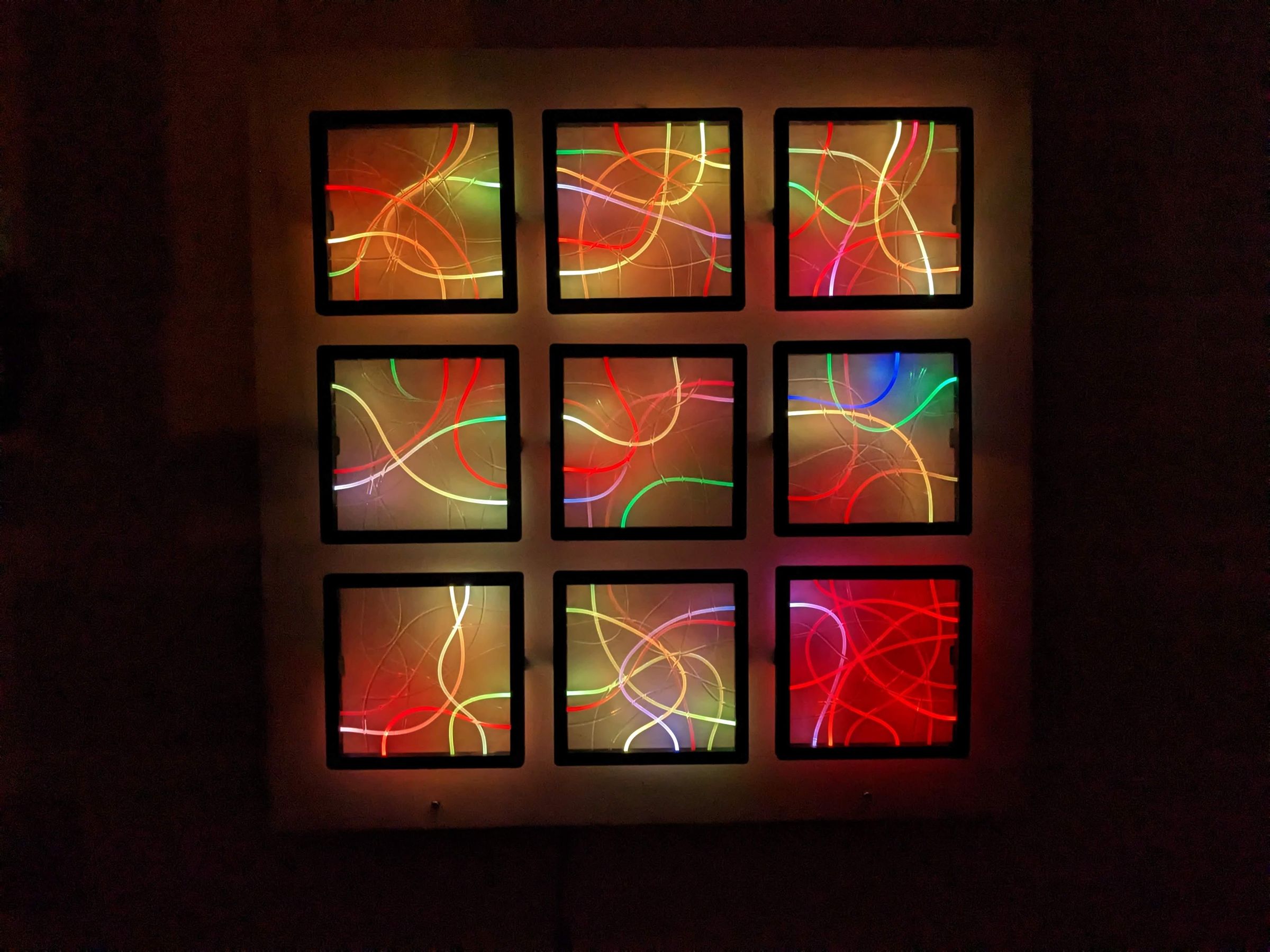 Fiber Optic and LEDs - a Wall Decoration : 6 Steps (with Pictures ...