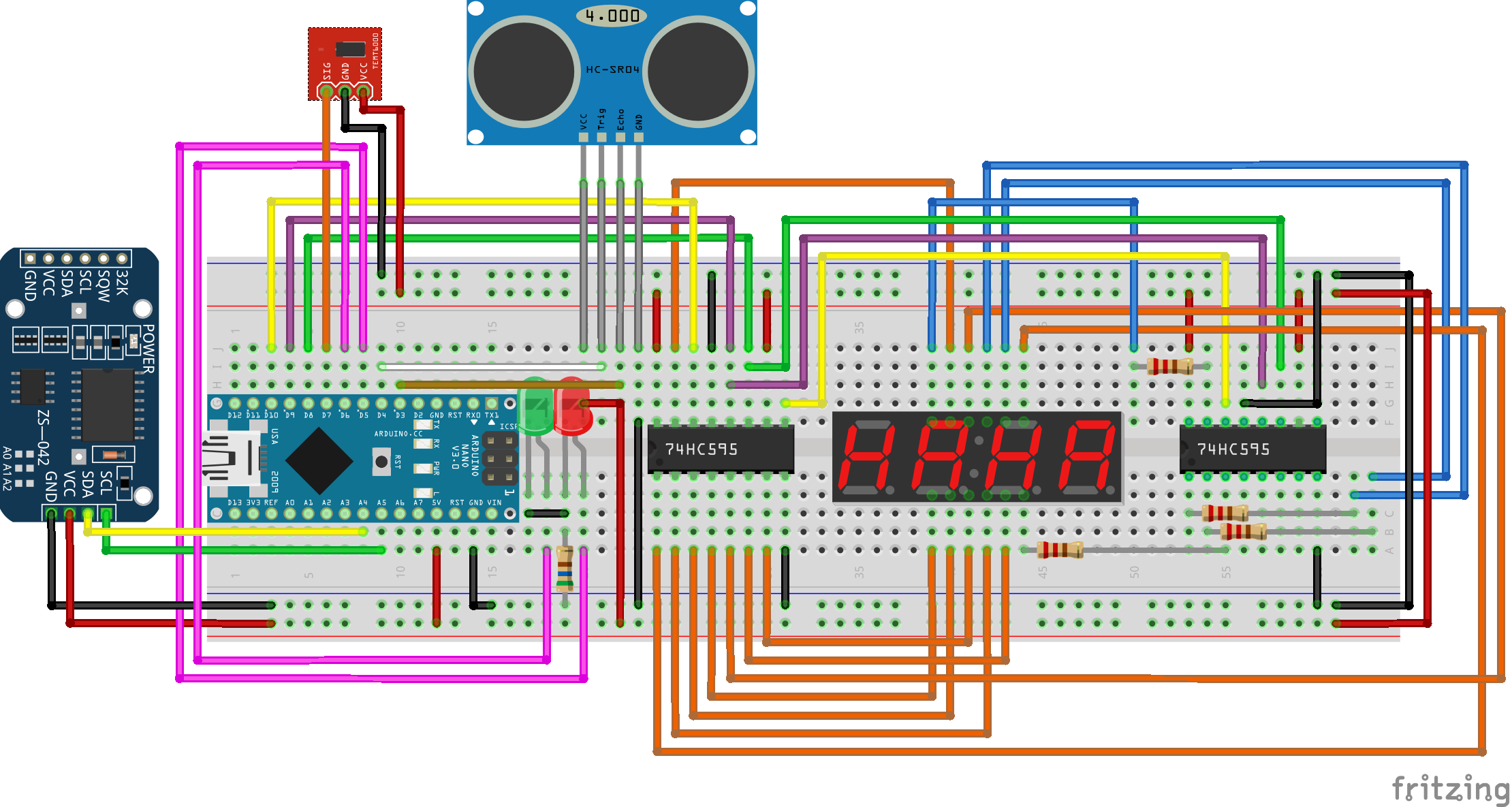 Garage Parking Helper With Arduino : 5 Steps (with Pictures) - Instructables