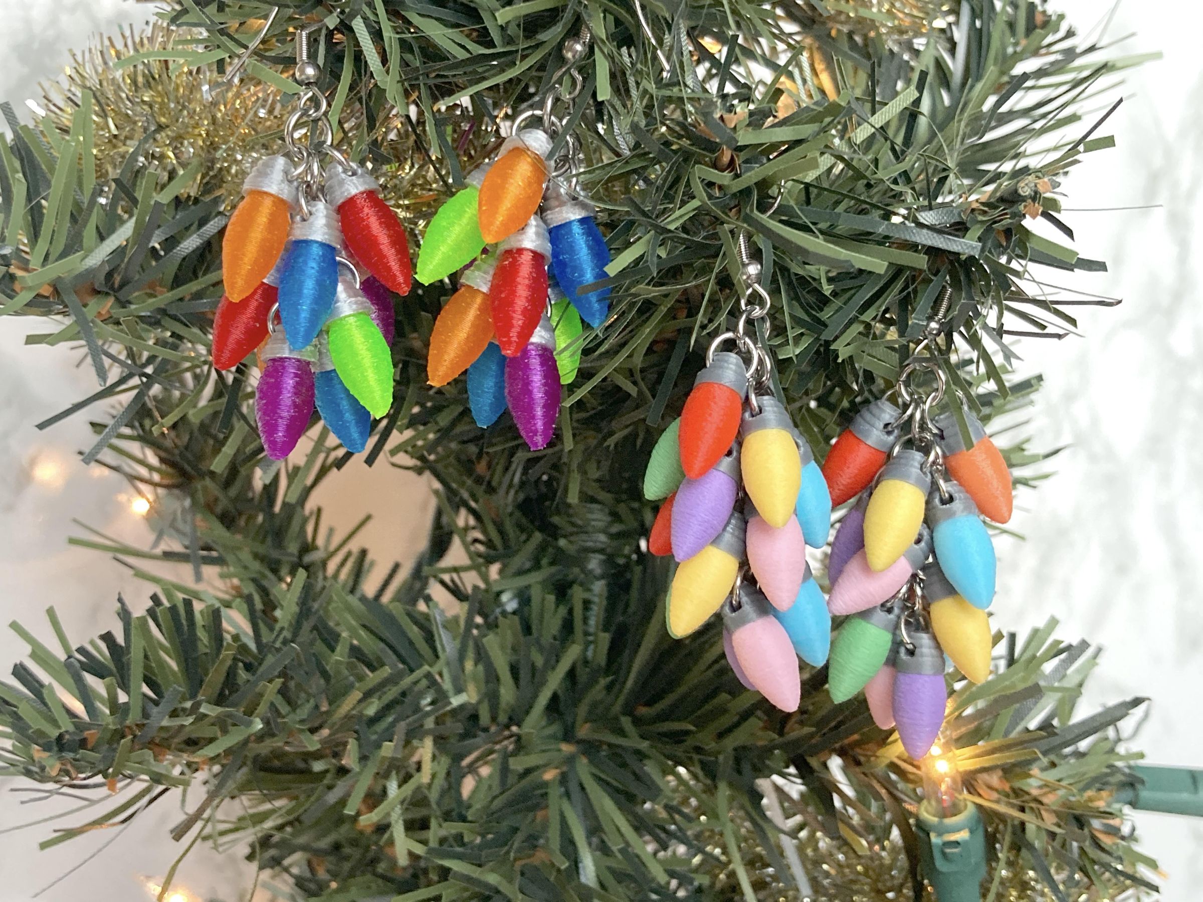 Christmas Bulb Dangle Cluster Earrings : 7 Steps (with Pictures ...
