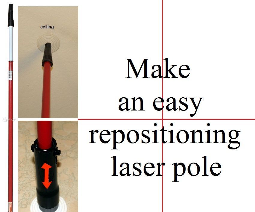 Make an Easy Repositioning Laser Pole : 4 Steps - Instructables