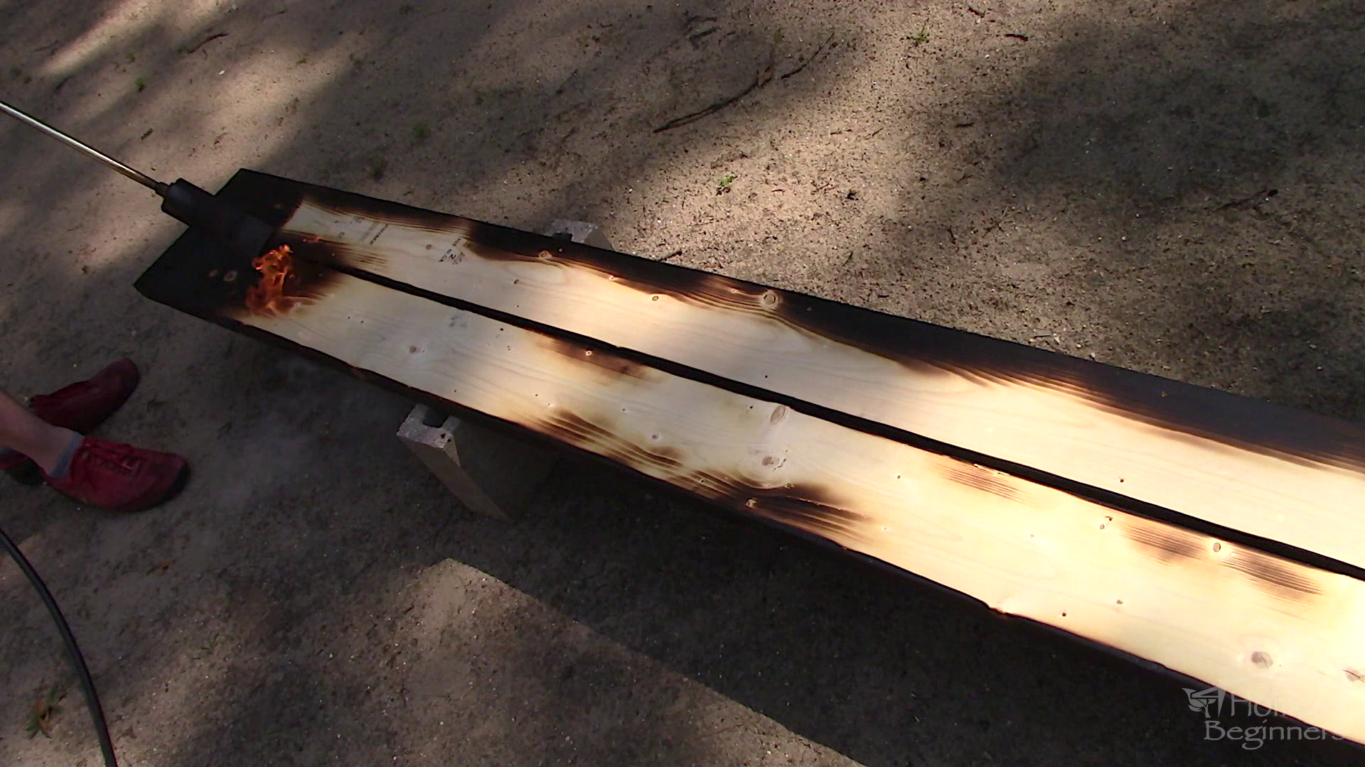 How to Shou Sugi Ban Wood Burning on Deck Boards - Beginner's Guide ...