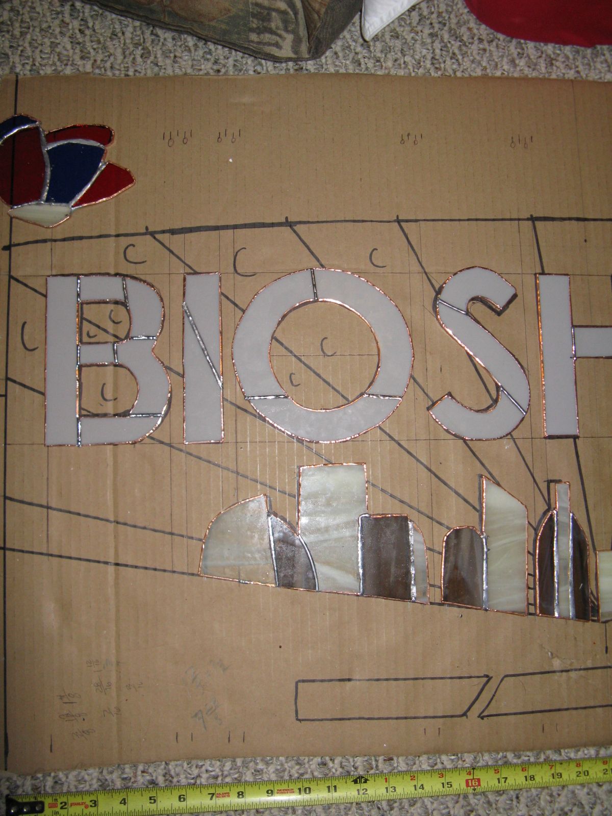 Bioshock Stained Glass Logo : 13 Steps (with Pictures) - Instructables