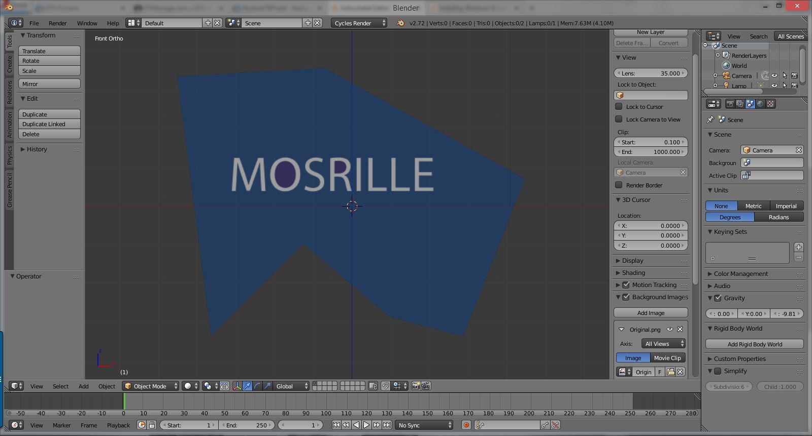 Model a Logo in Blender 3D : 10 Steps - Instructables