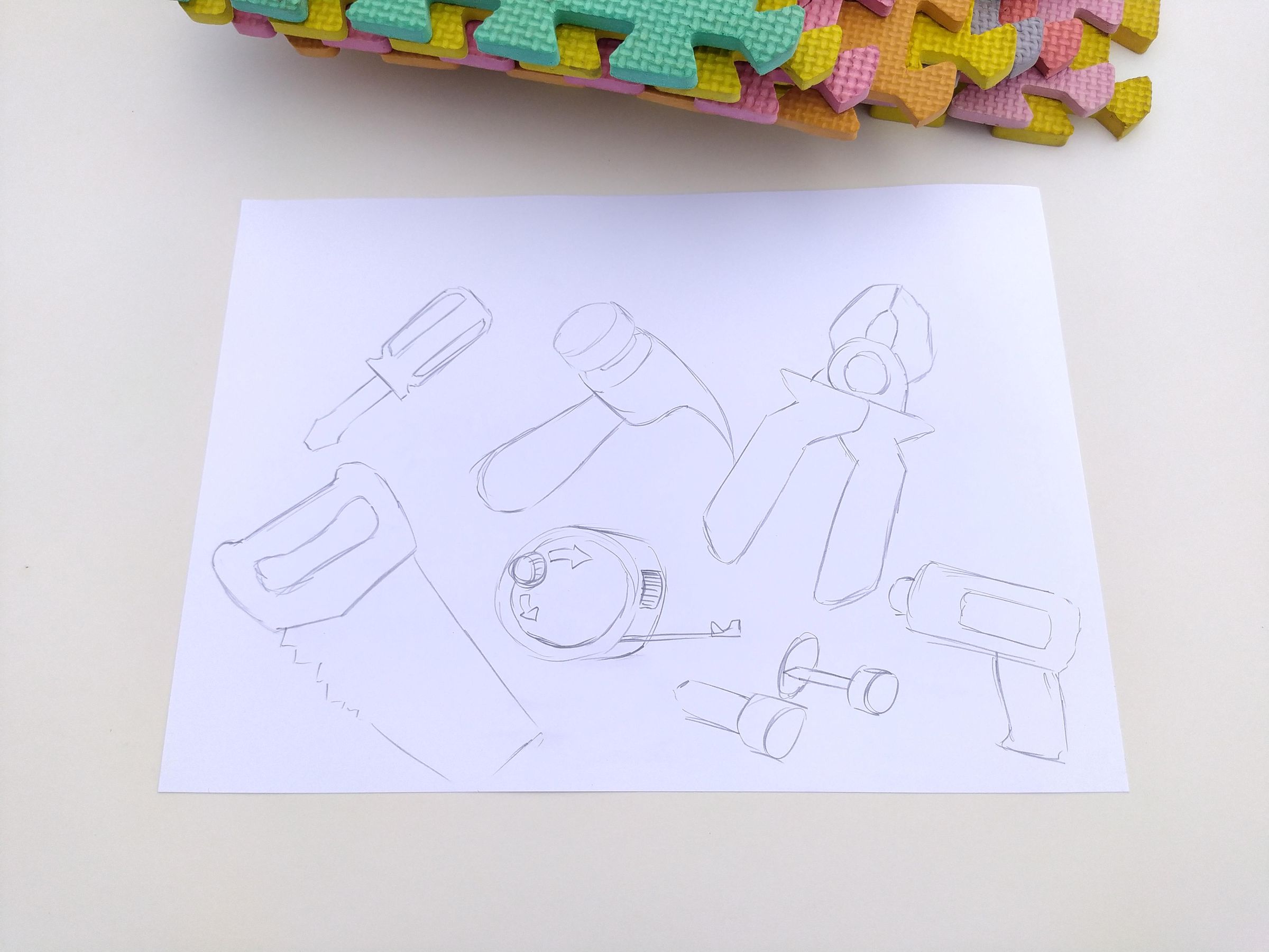 Toddler Tools Made From Baby Foam Mat : 36 Steps (with Pictures ...