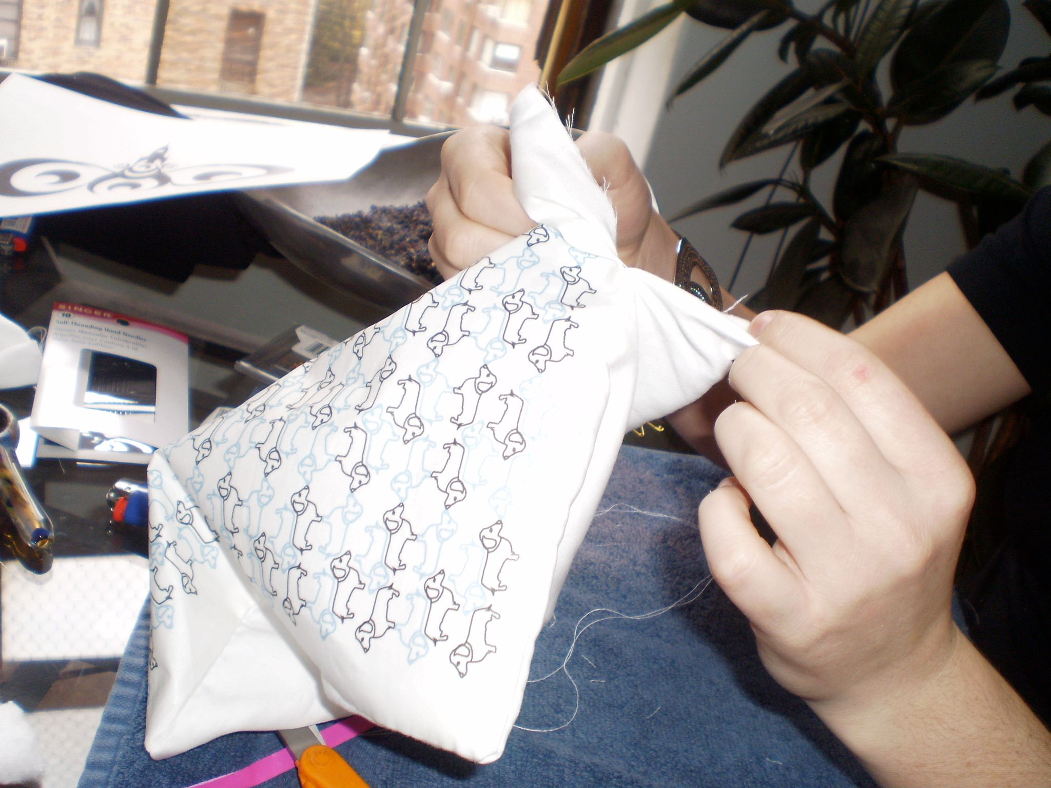 Created a Printed Pillow From Scratch With Transfer Paper : 7 Steps ...