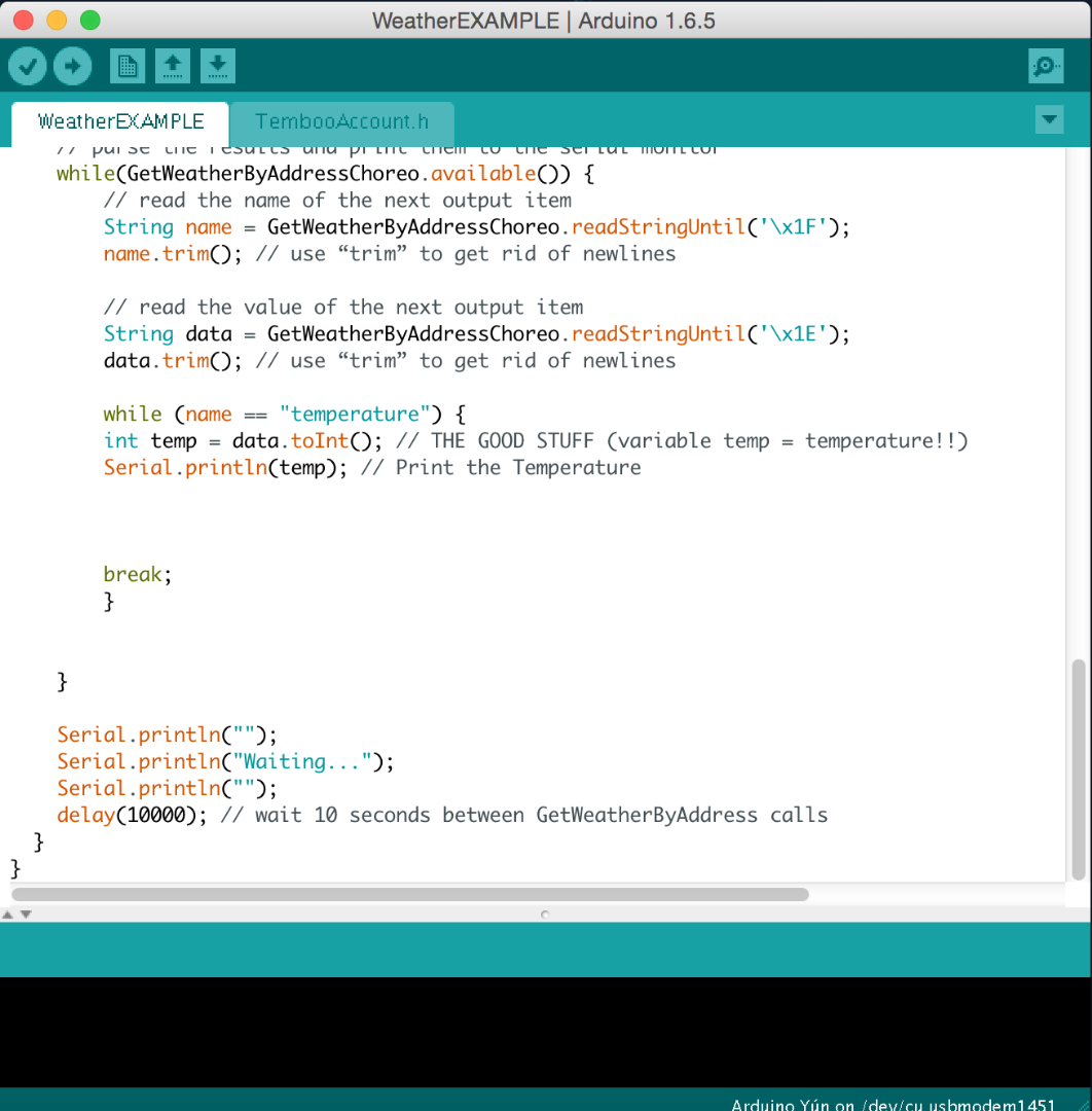 Arduino for Beginners: API's and Checking Local Weather Via WIFI : 4 ...