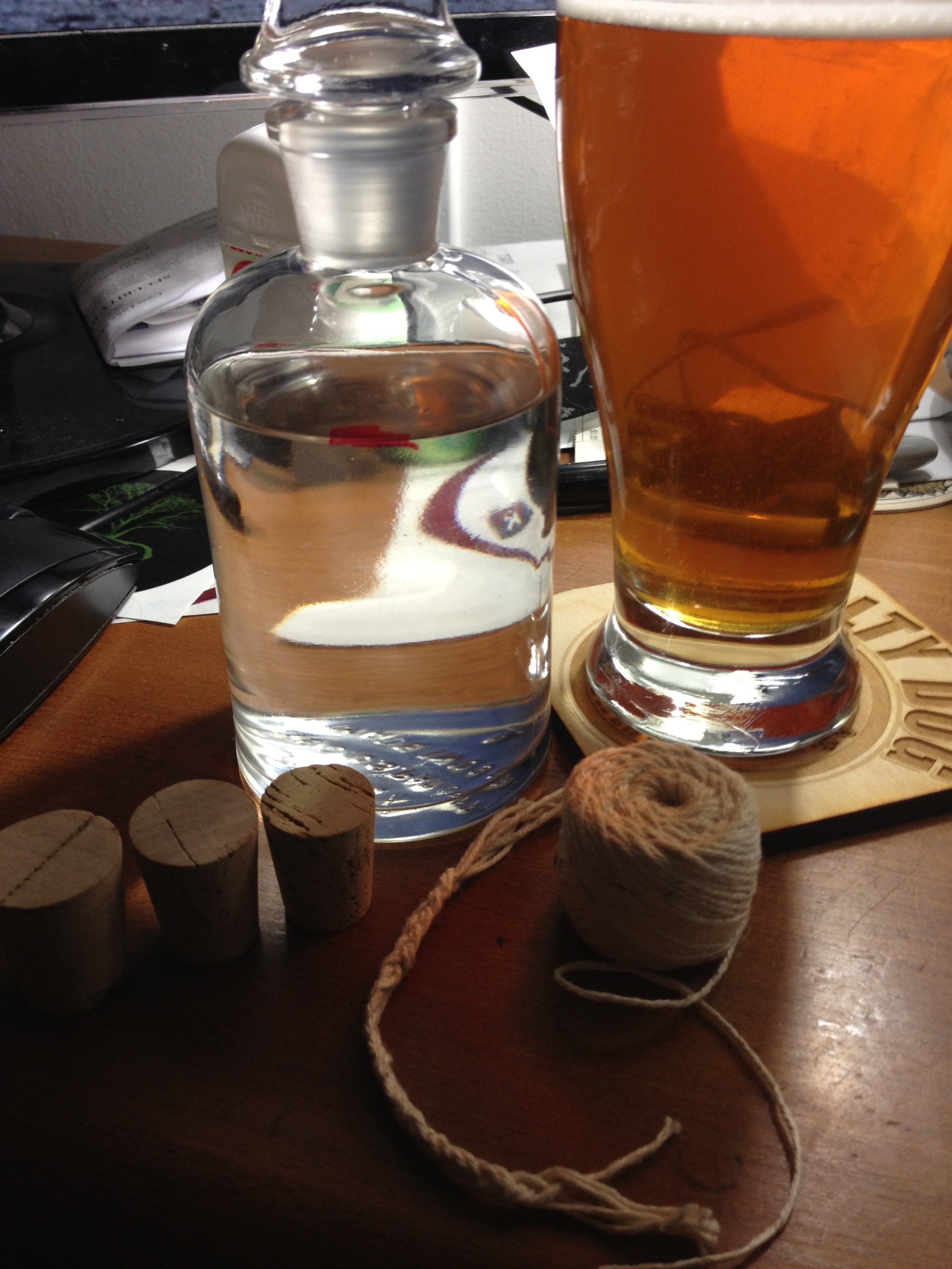 How to Make an Alcohol Lamp for Home Microbiology Use : 7 Steps ...