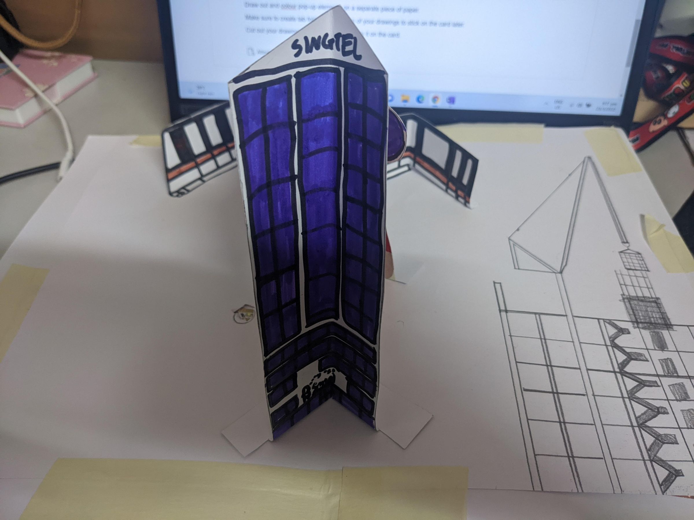 Yao Jun's LED Pop-up Character Card : 4 Steps - Instructables