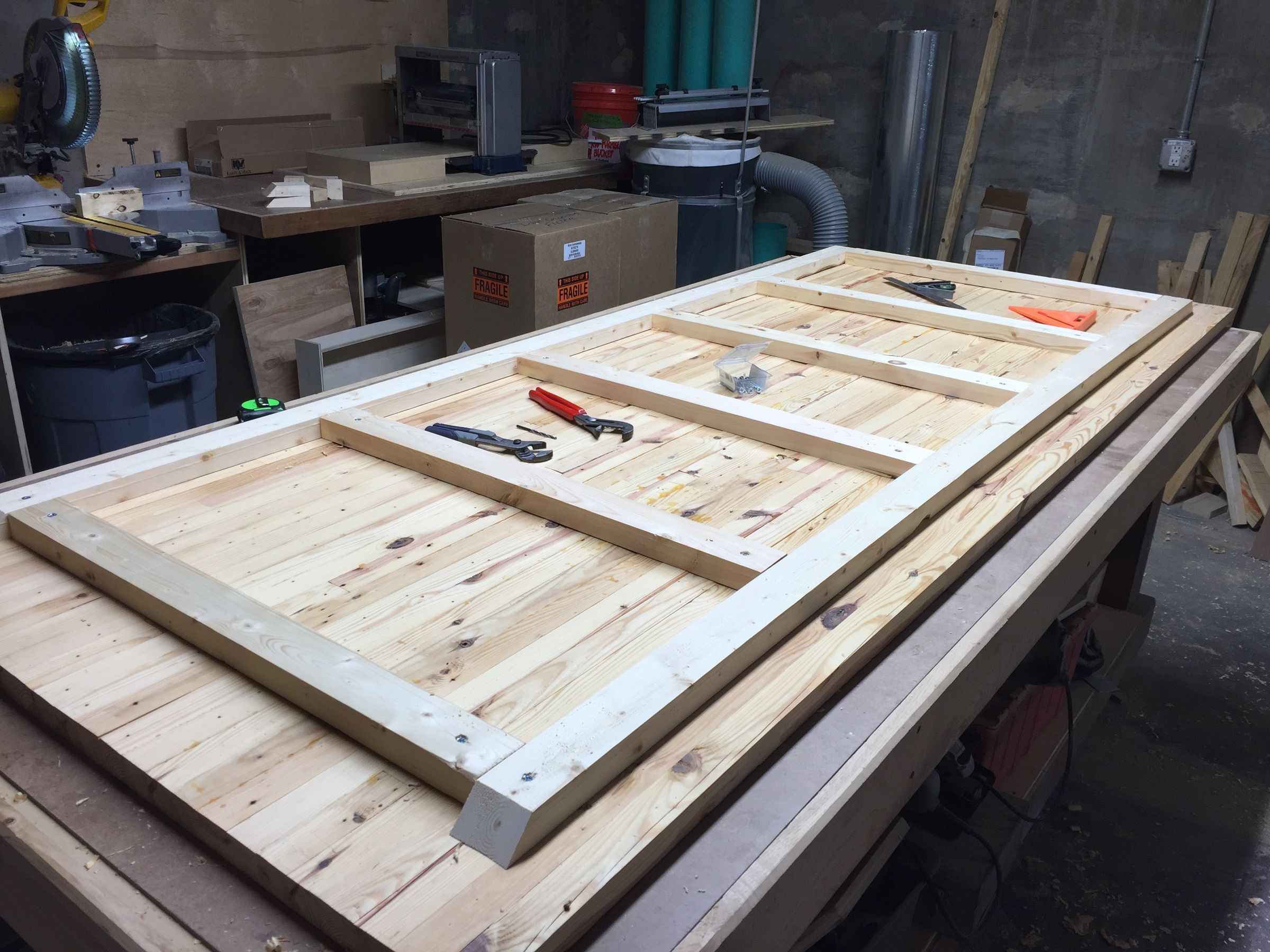 Dining Room Table From Reclaimed Wall Studs : 9 Steps (with Pictures ...